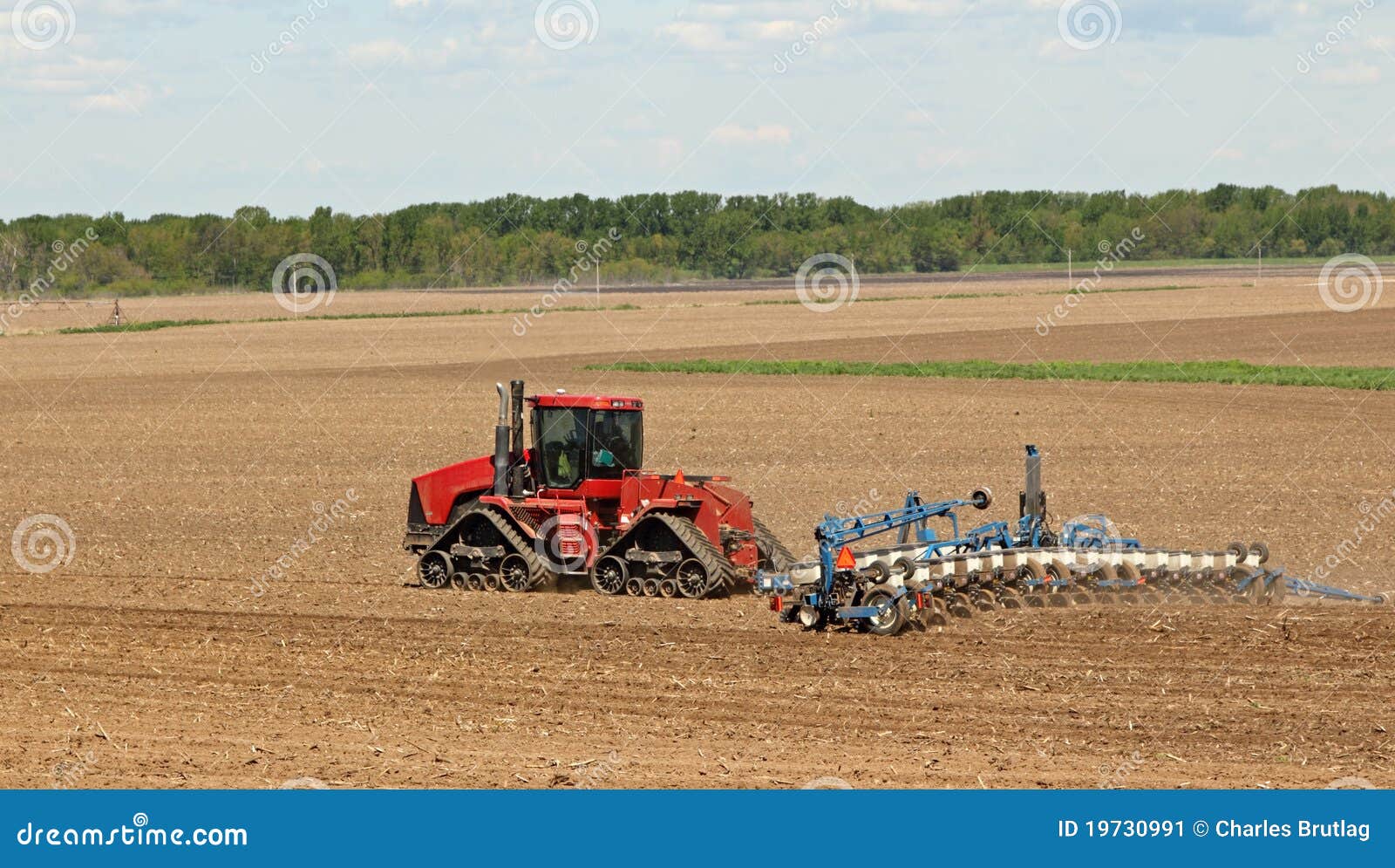 Planting Corn stock image. Image of farming, dirt, equipment - 19730991