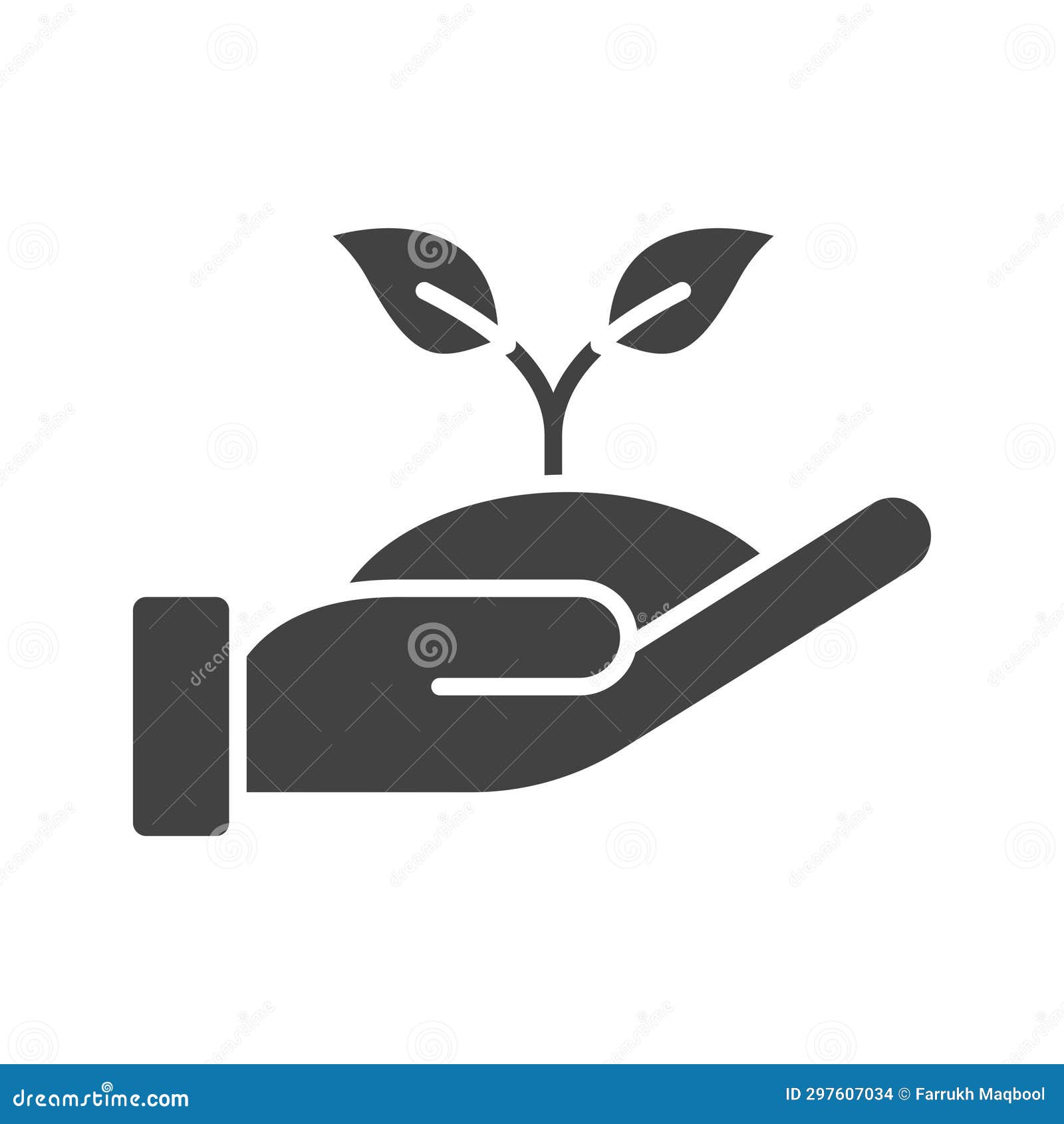 Planting Icon Vector Image. Stock Illustration - Illustration of botany ...