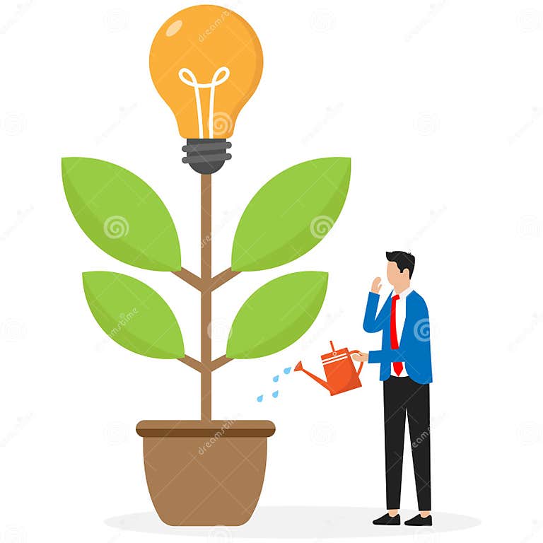 Planting New Idea, Growing Business Development, Progress or Growth ...