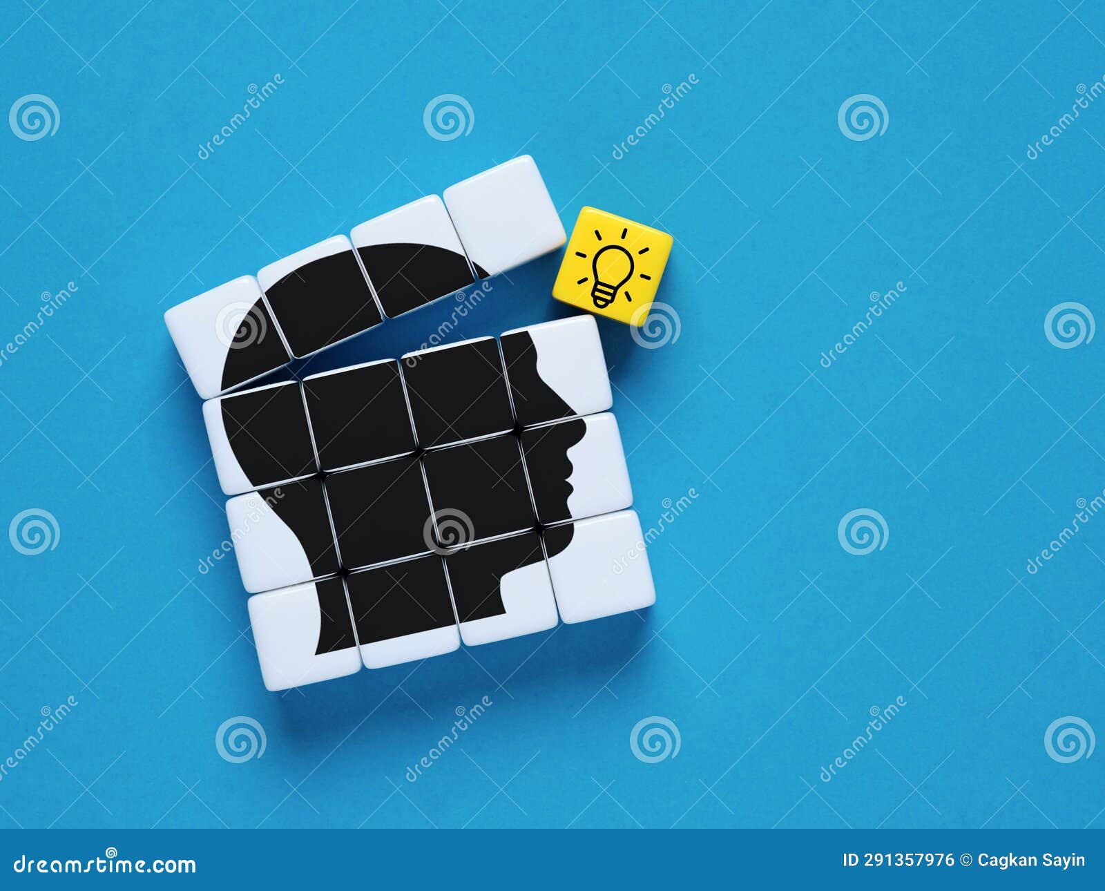 Planting or Putting an Idea into the Mind Stock Photo - Image of energy ...