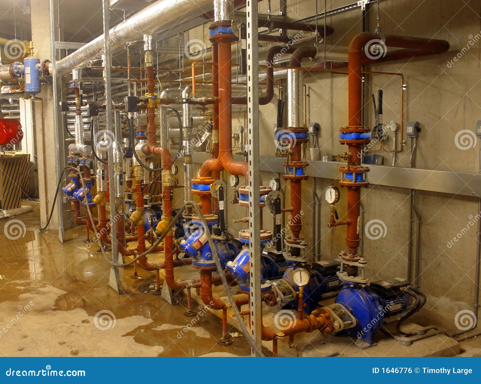 Plantroom stock photo. Image of conditioning, services - 1646776