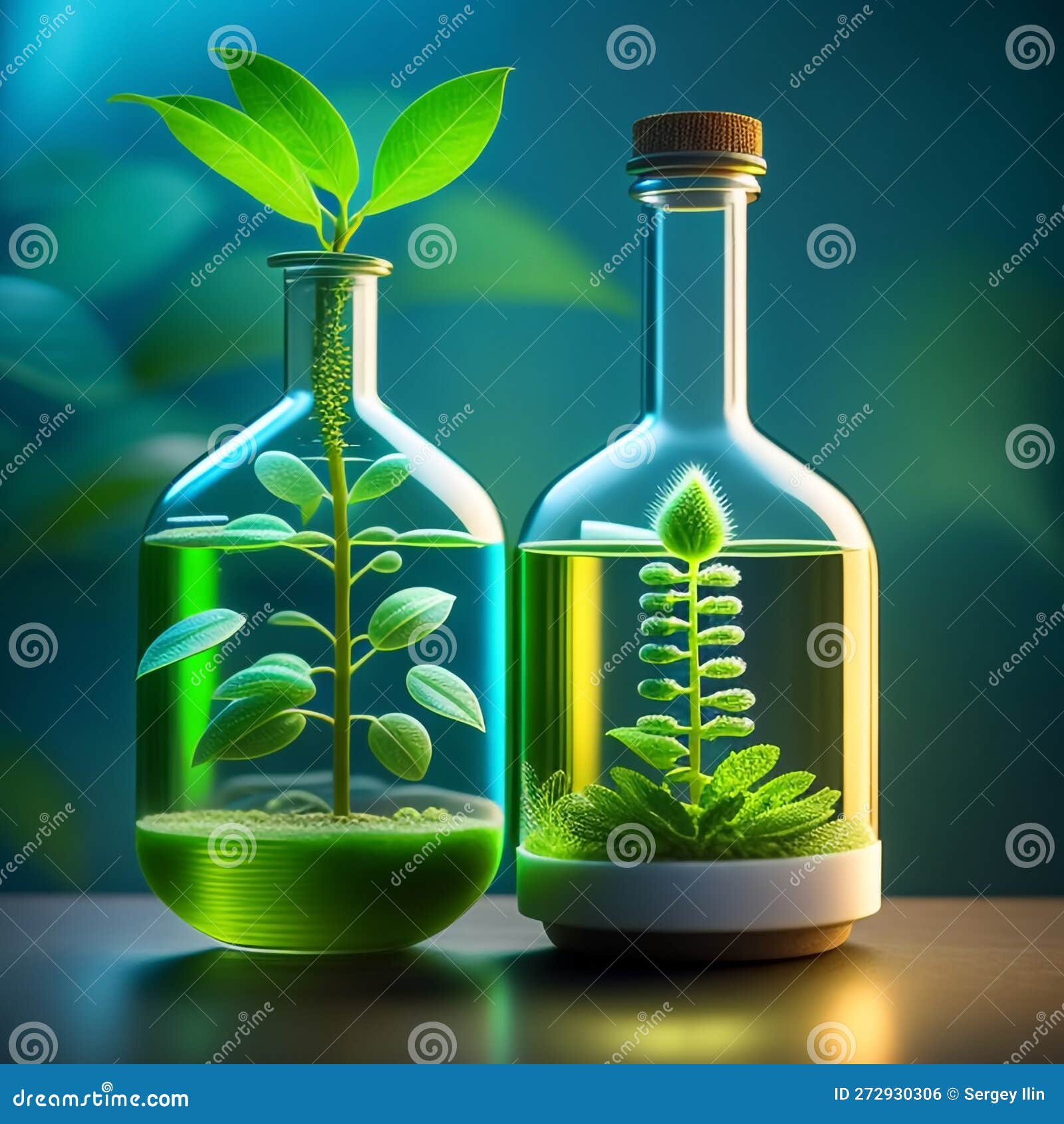 Plants Laboratory Vector Royalty-Free Cartoon | CartoonDealer.com ...
