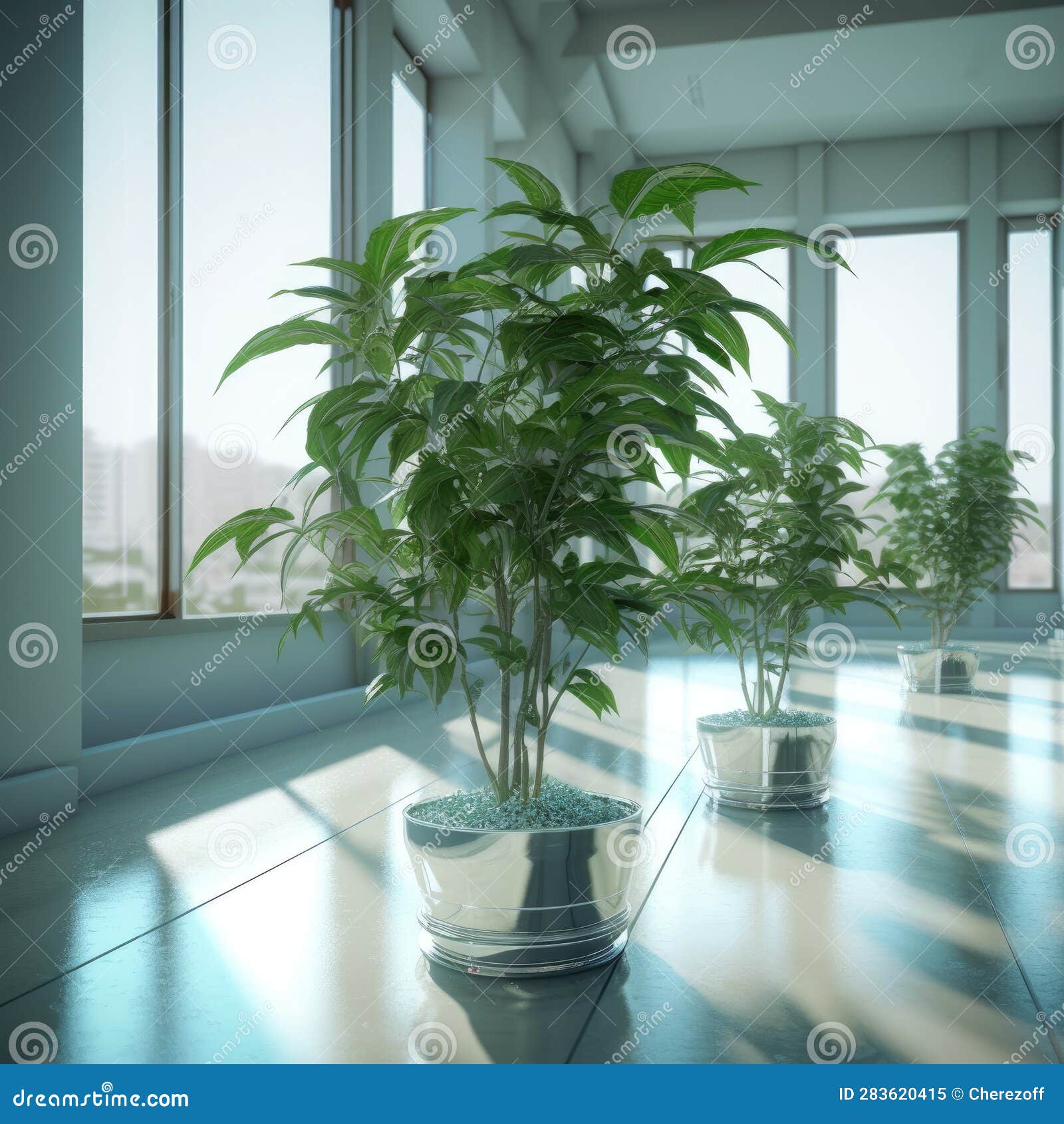 Plants in the Laboratory of the Future Stock Image - Image of ...