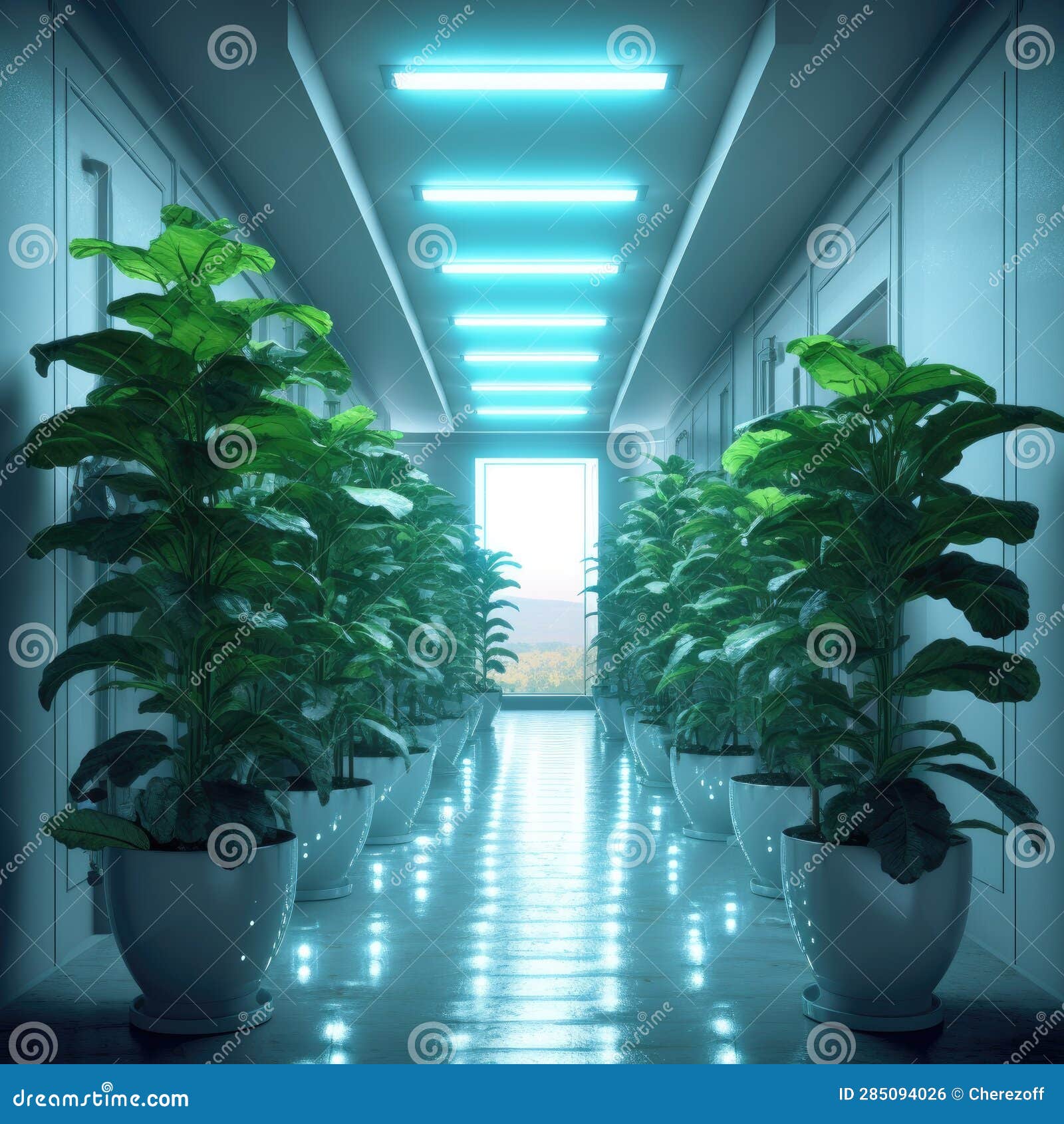 Plants in the Laboratory of the Future Stock Photo - Image of ...
