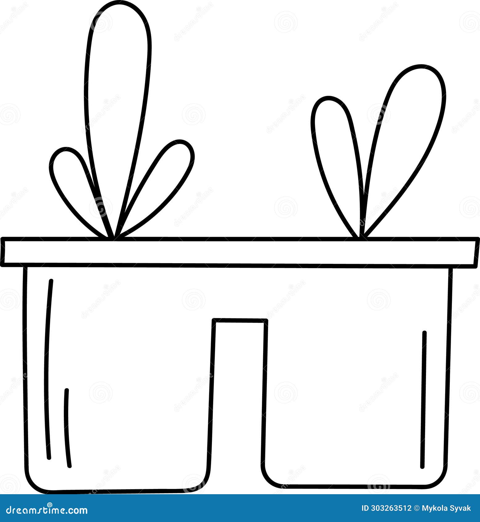 Plants in Pot Outline stock vector. Illustration of plant - 303263512
