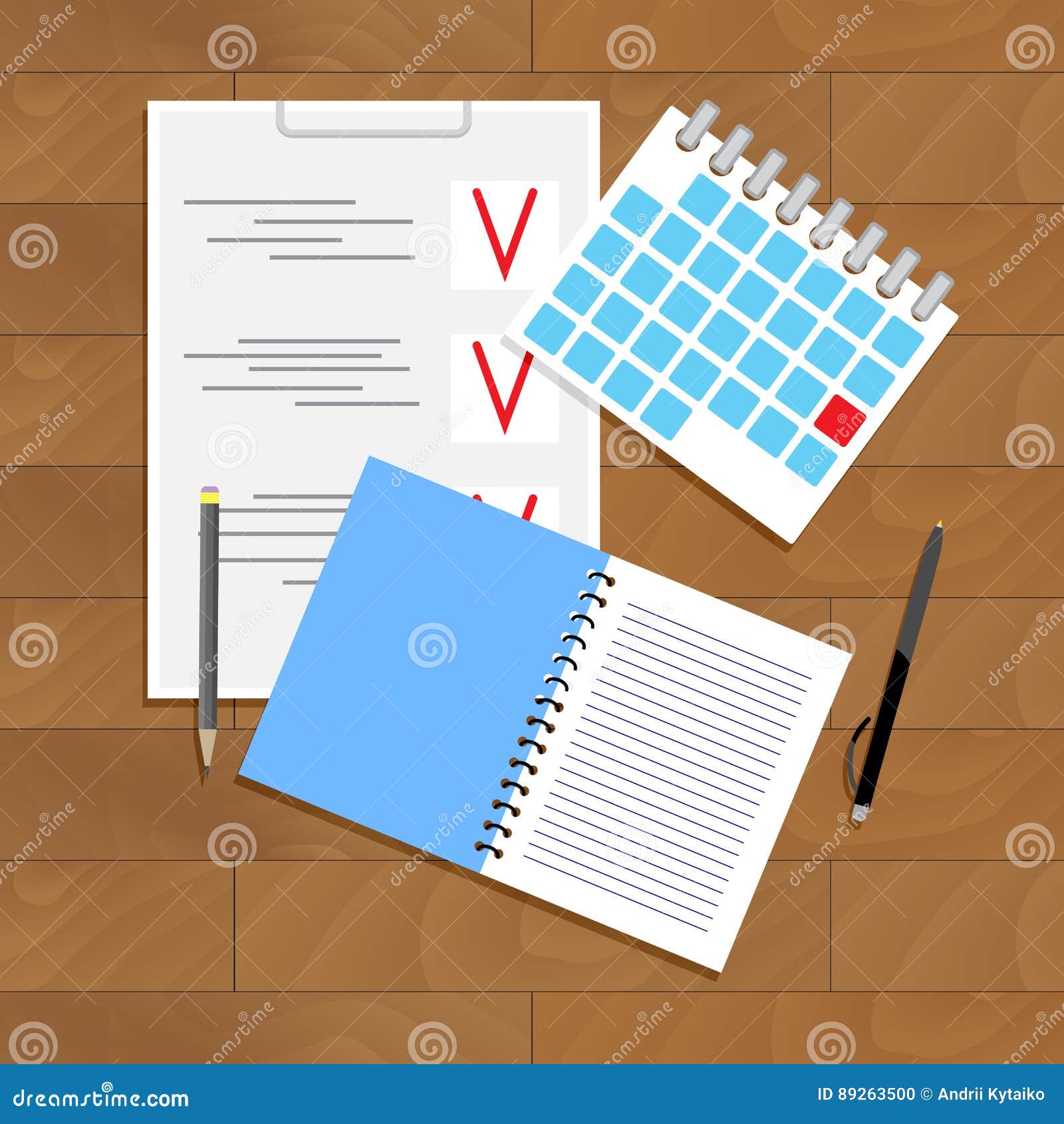 Planung und Organisation vektor abbildung. Illustration von management ...