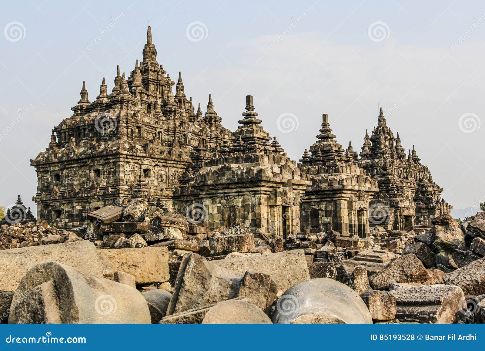 Plaosan Temple in Java Island, Indonesia Editorial Stock Photo - Image ...