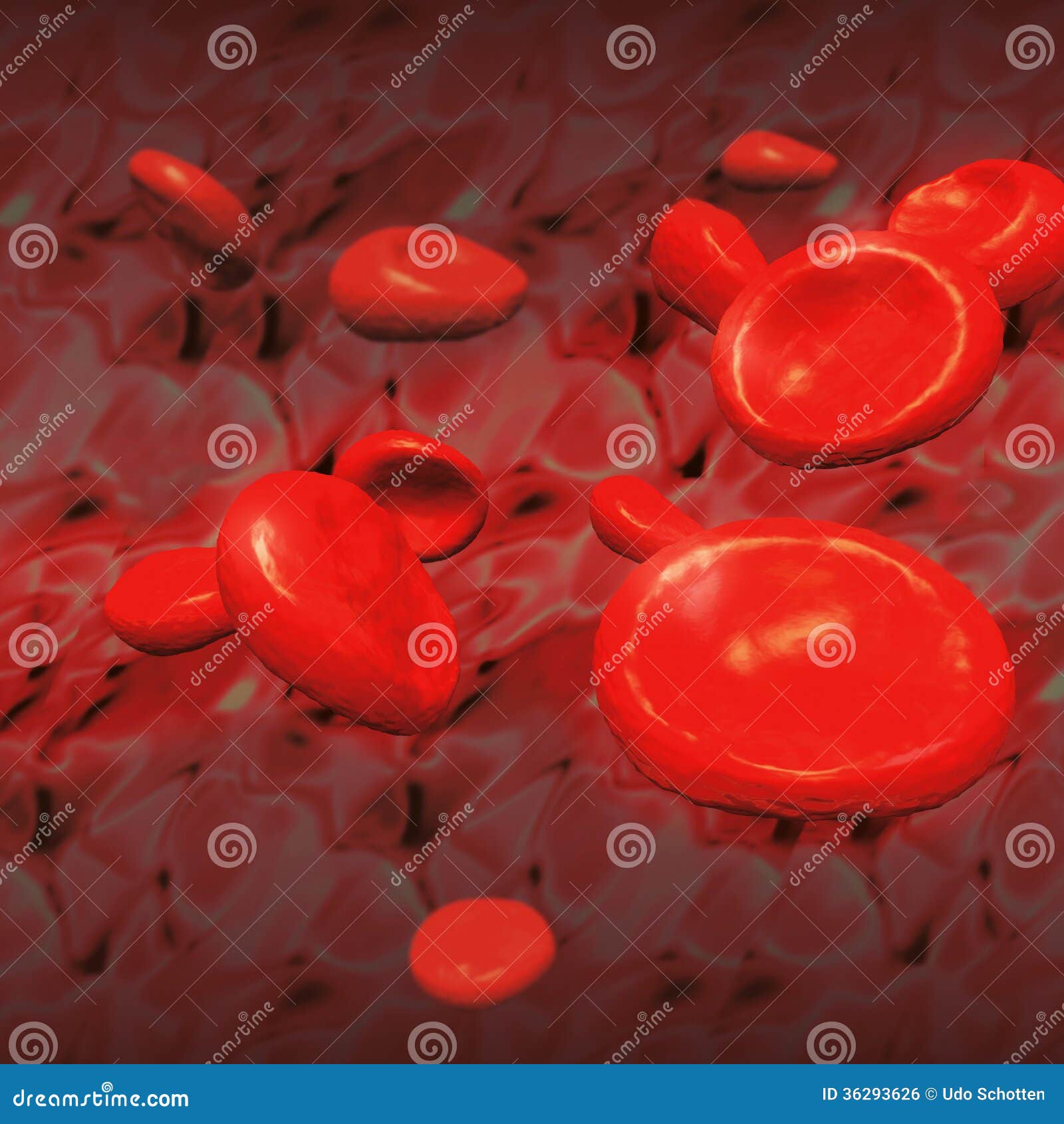 Plaquetas de sangre rojas stock de ilustración. Ilustración de ...