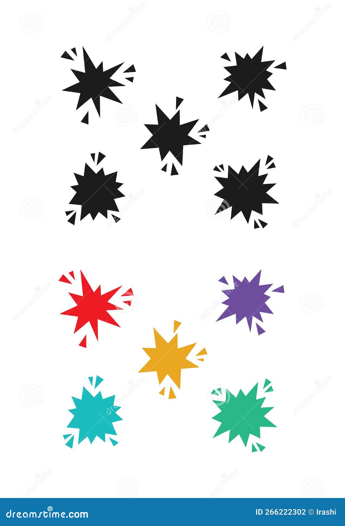 Plash Star Starburst Icon Set Stock Vector - Illustration of starburst ...