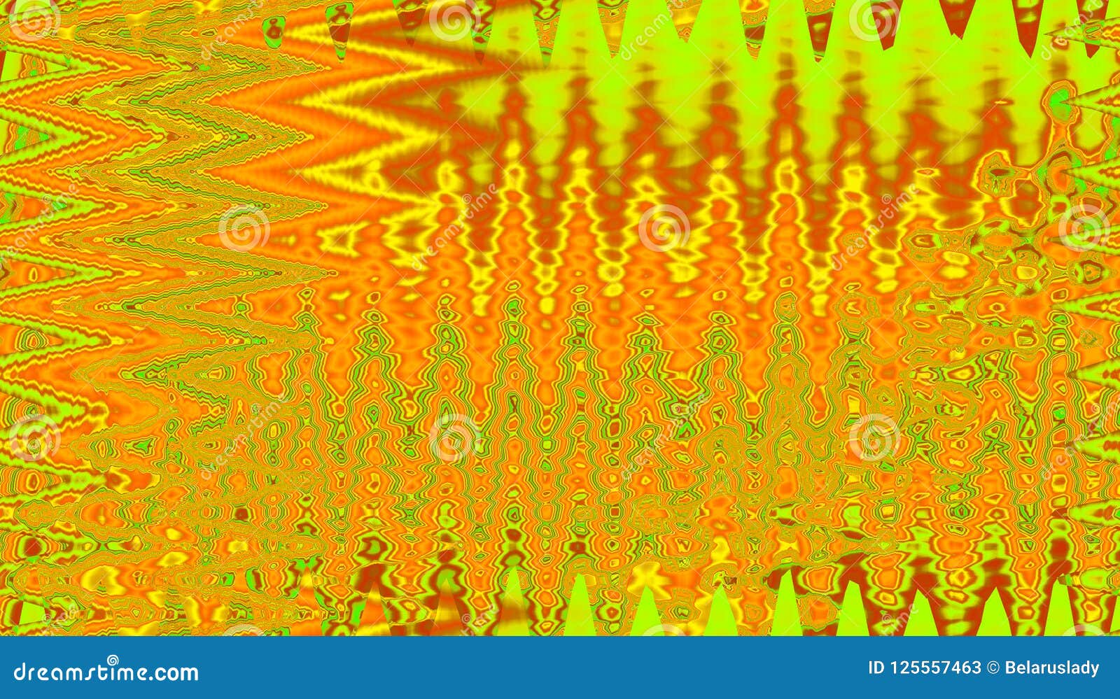 Orange Plasma Abstract Pattern with Frame of Drops and Waves Stock ...