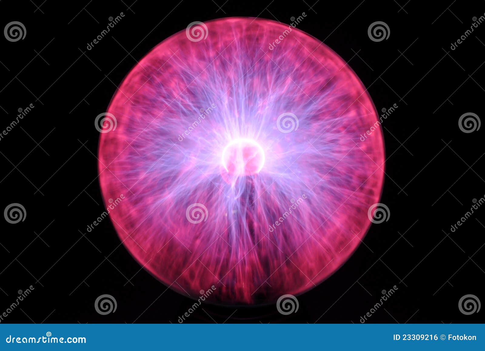 Plasma ball stock photo. Image of matter, ionized, electricity - 23309216