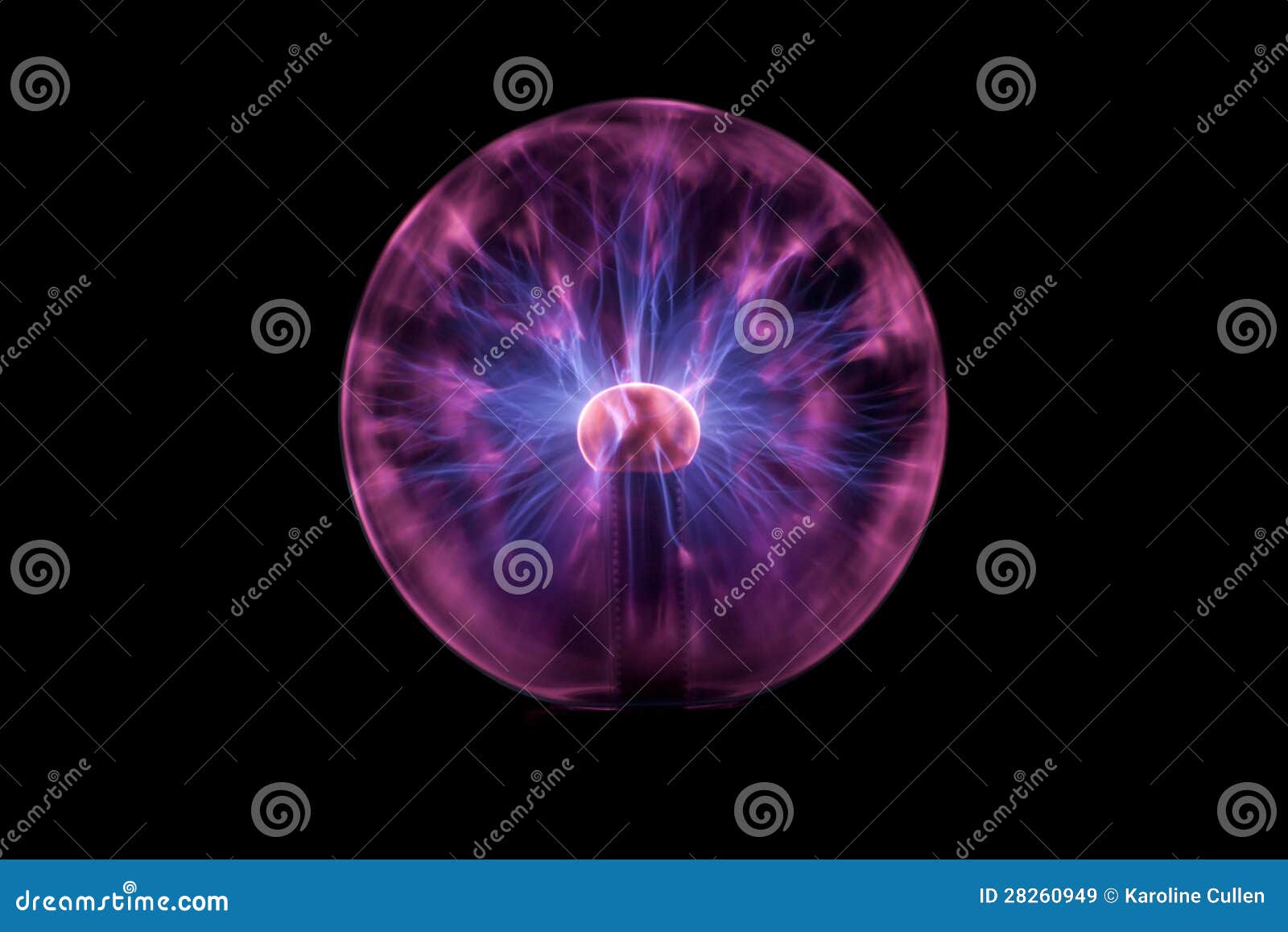Plasma Ball stock image. Image of shot, sphere, electricity - 28260949