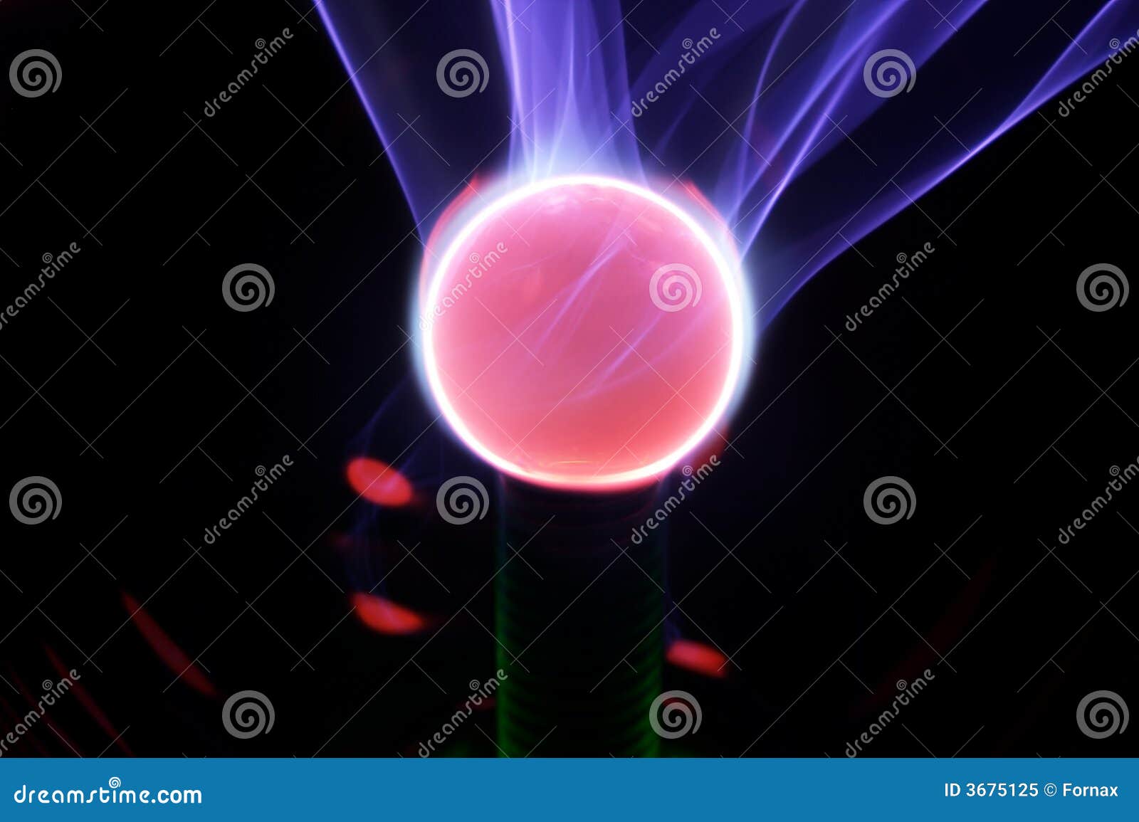 Plasma ball stock image. Image of illumination, sphere - 3675125
