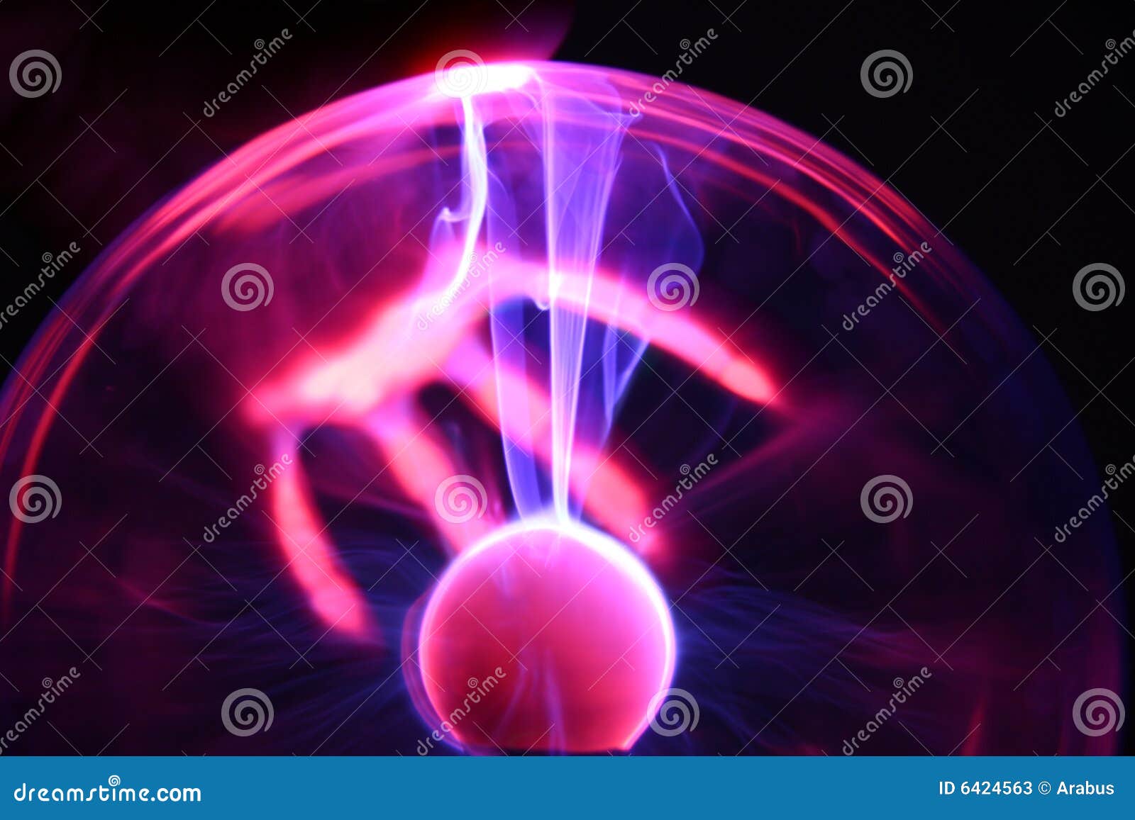 Plasma ball stock image. Image of abstract, electric, beautiful - 6424563