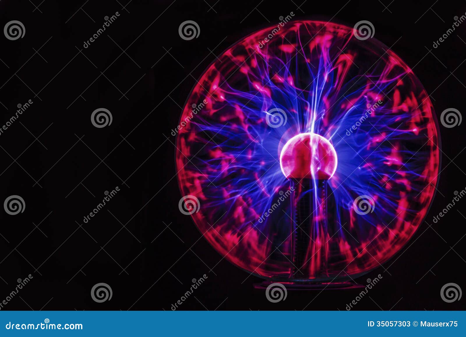 Plasma Ball stock image. Image of corona, electric, flow - 35057303