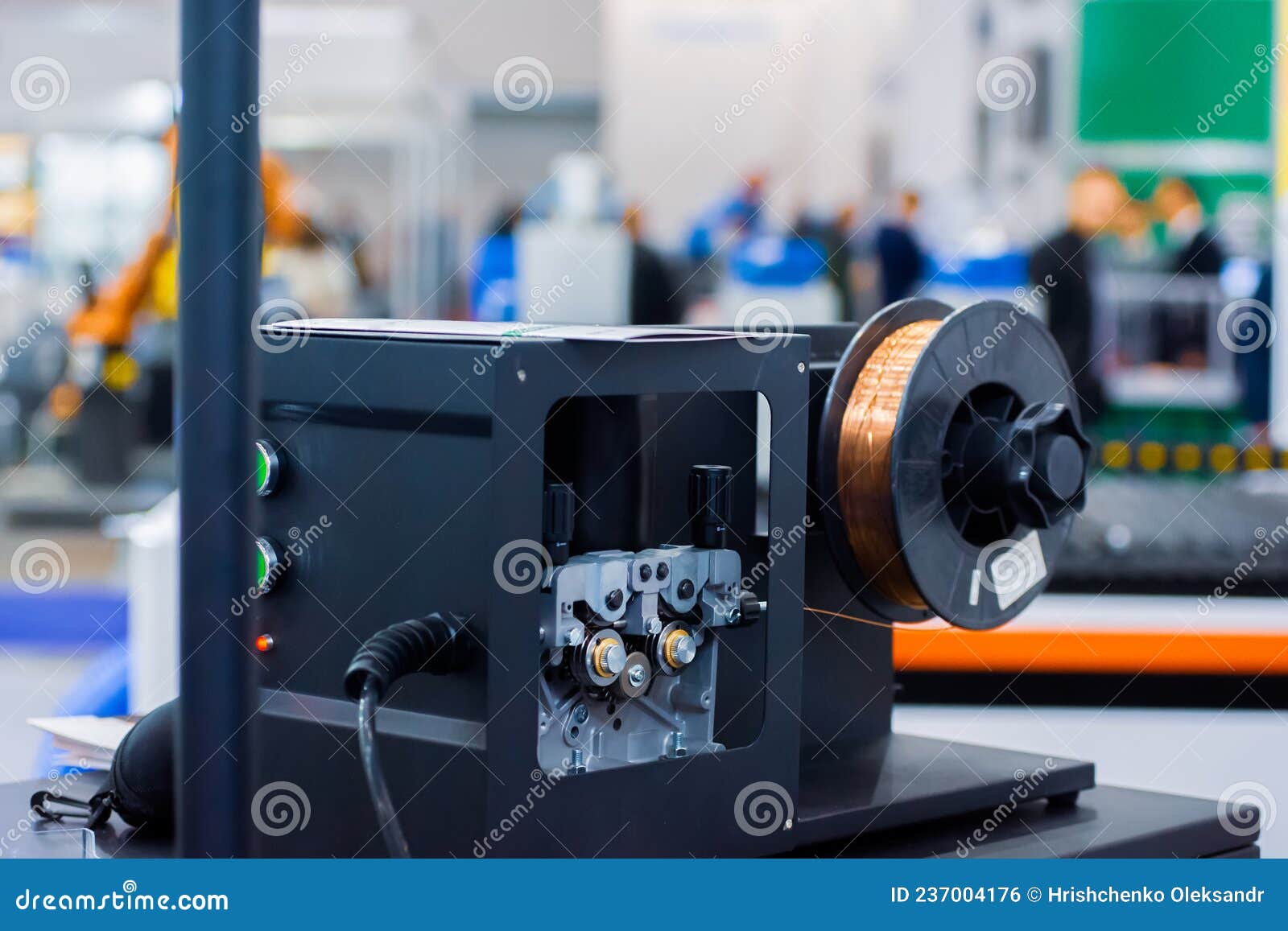 Plasma Copper Wire Feeding System Stock Photo - Image of industrial ...