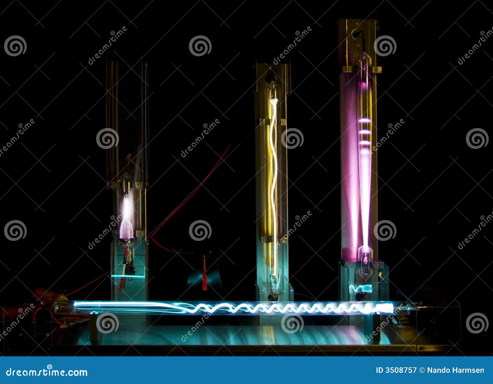 Plasma in gasses stock image. Image of education, current - 3508757