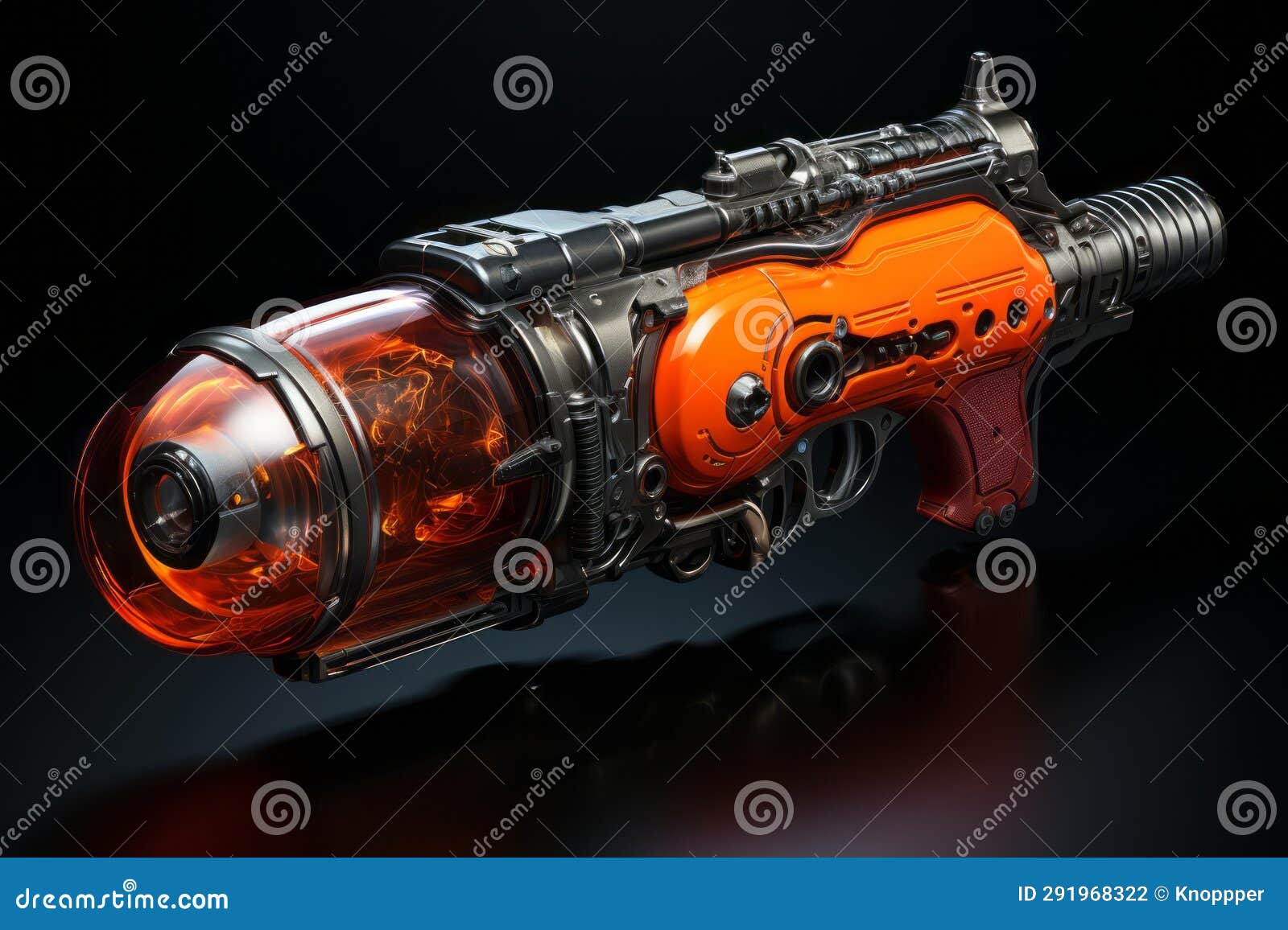 Plasma gun ai generated stock illustration. Illustration of weapon ...