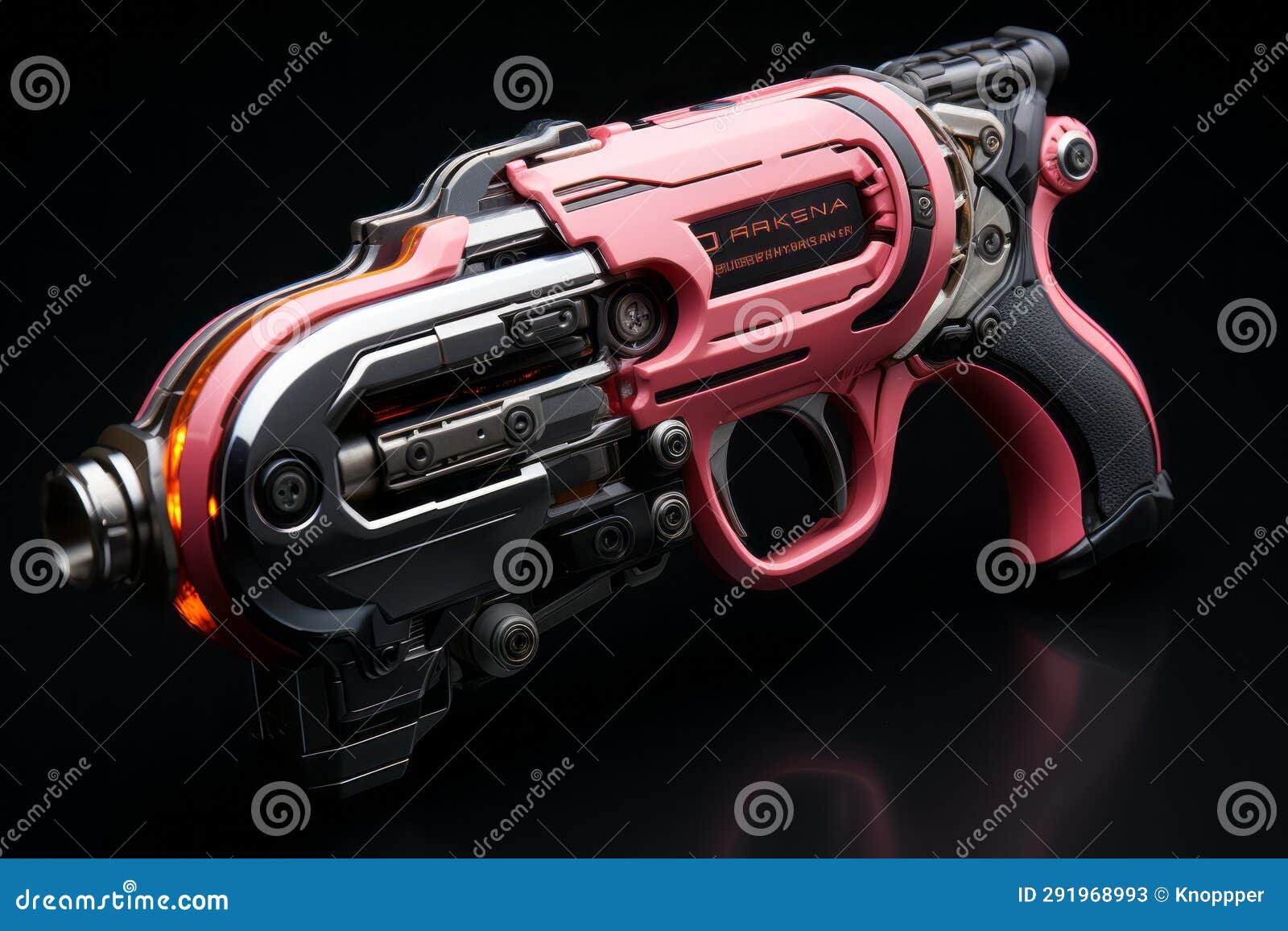 Plasma gun ai generated stock illustration. Illustration of blaster ...