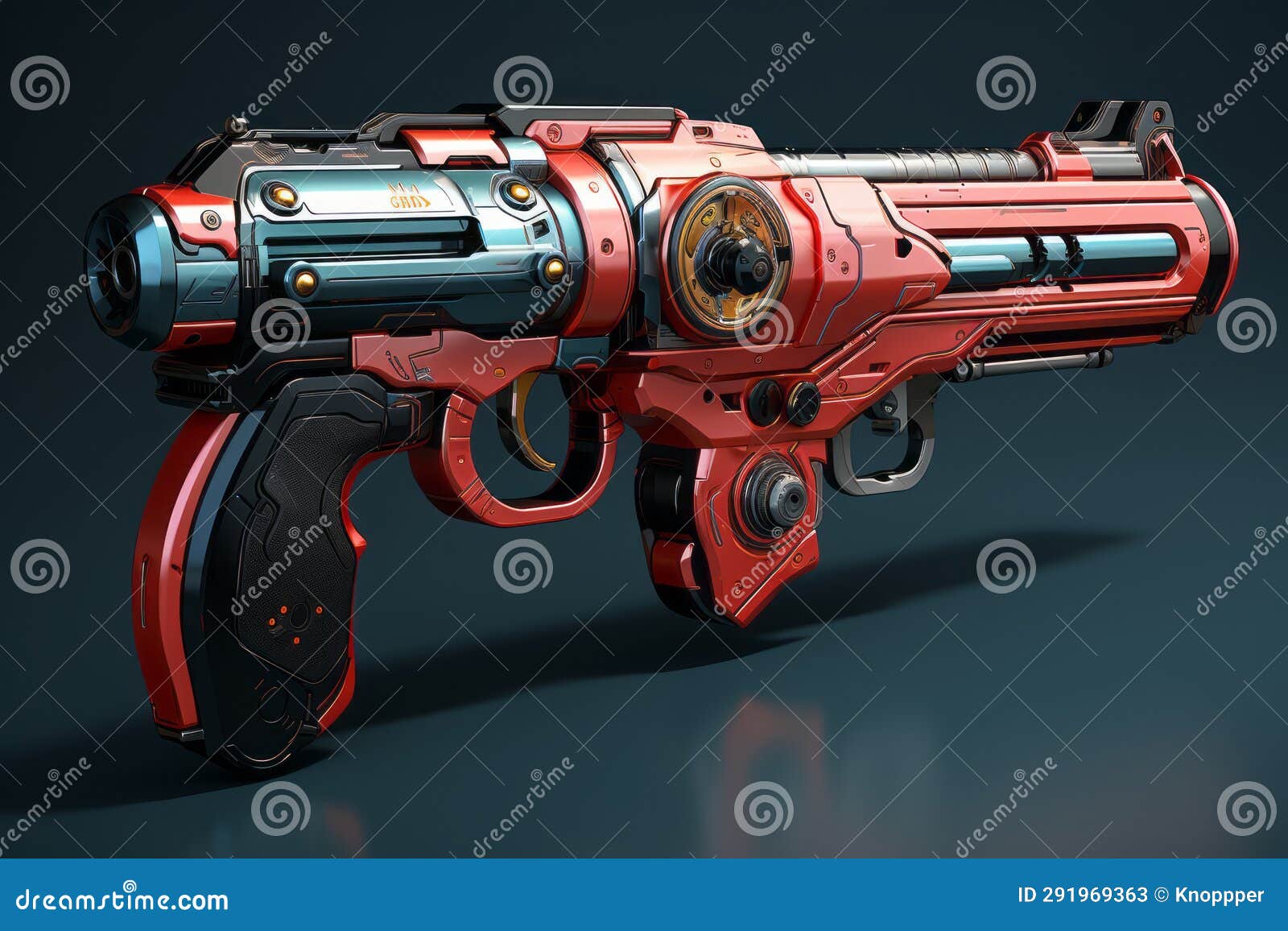 Plasma gun ai generated stock illustration. Illustration of development ...