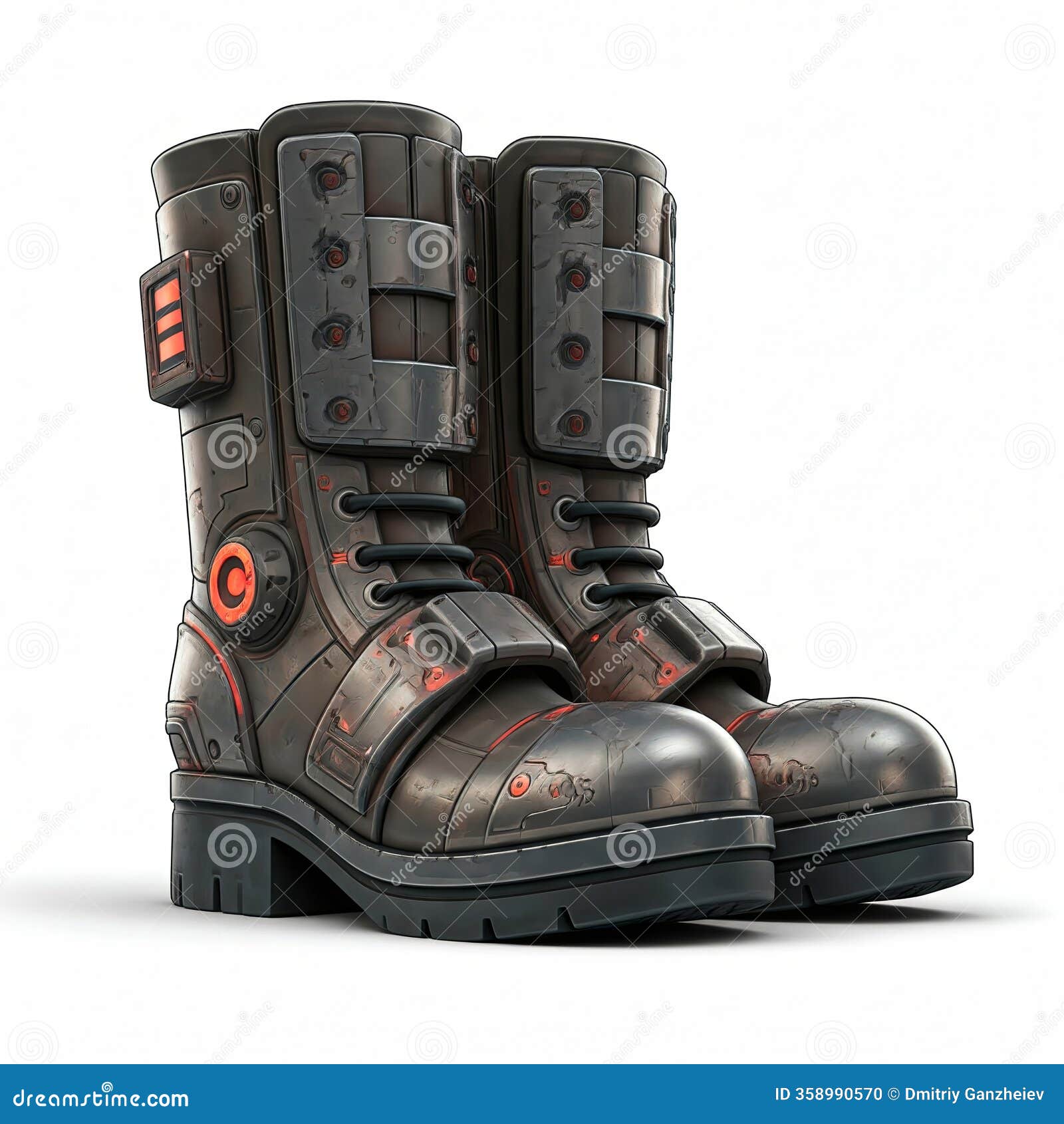 Plasma-Infused Power Boots stock illustration. Illustration of ...