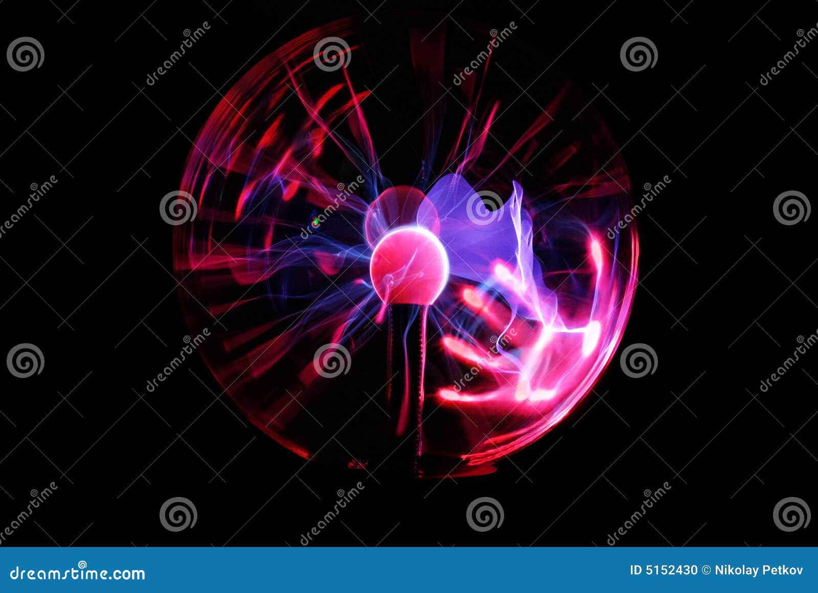 Plasma lamp stock photo. Image of magic, future, tech - 5152430