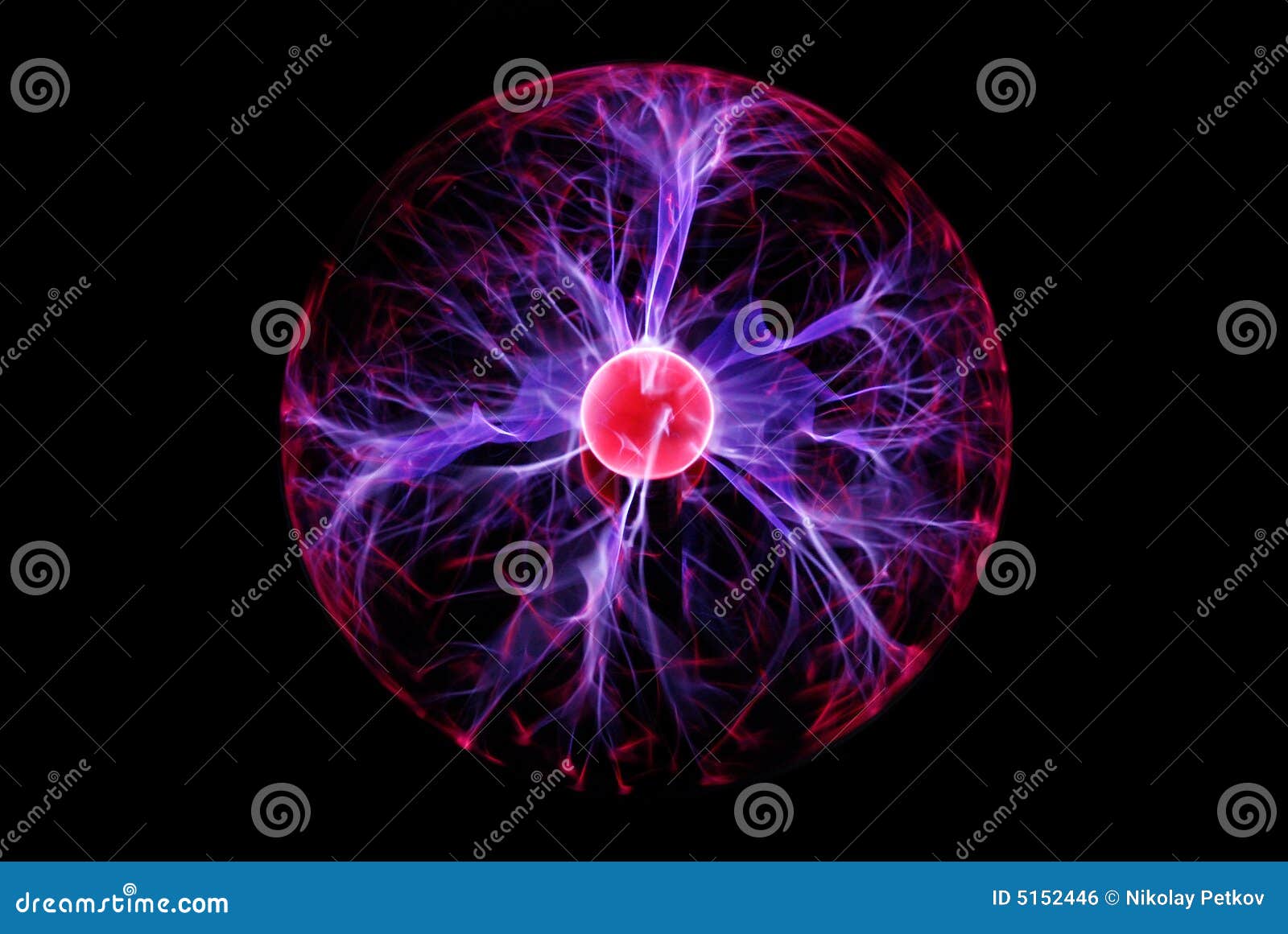 Plasma lamp stock photo. Image of lightning, scientific - 5152446