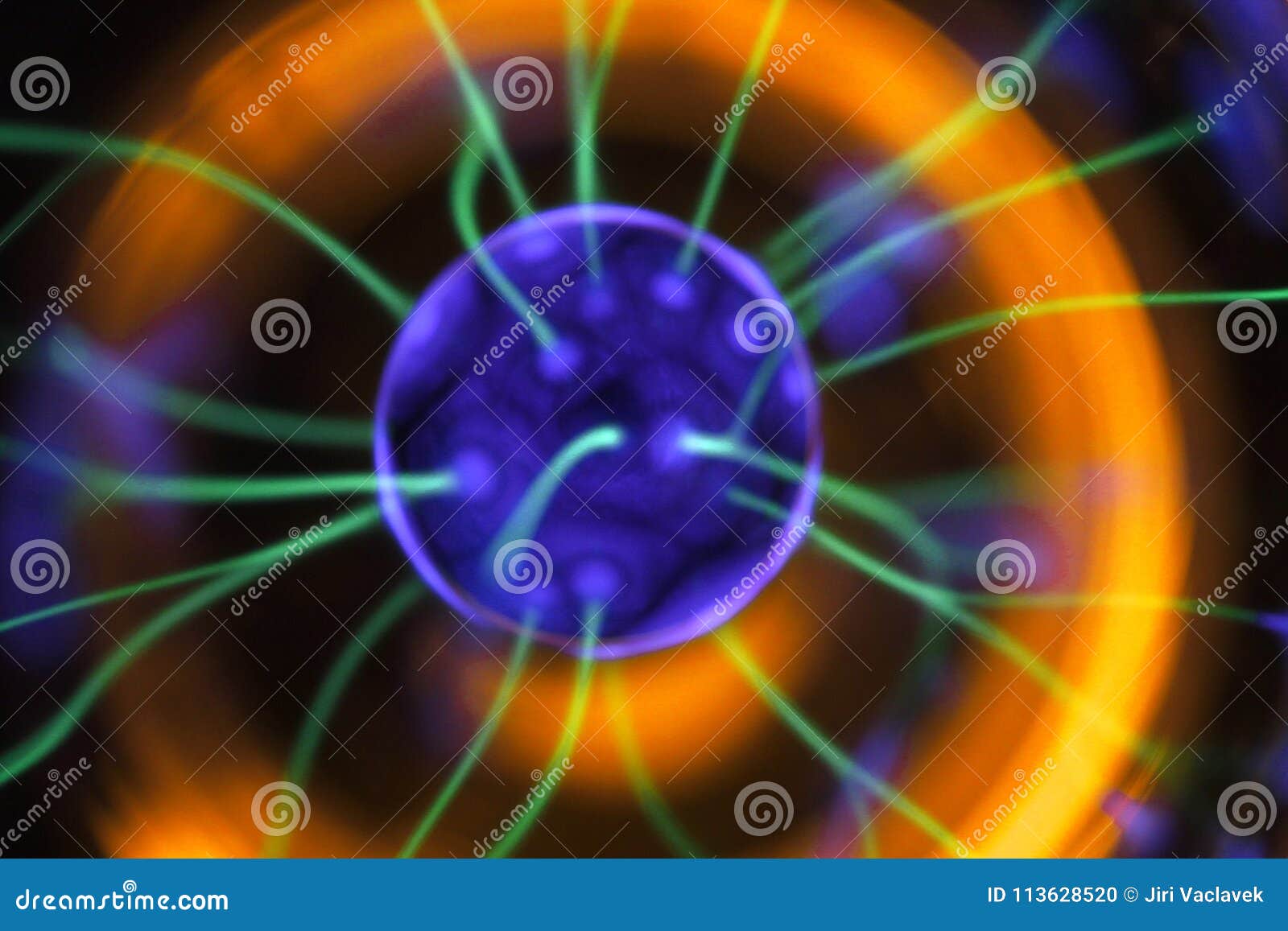 Plasma lamp texture stock photo. Image of neon, sphere - 113628520