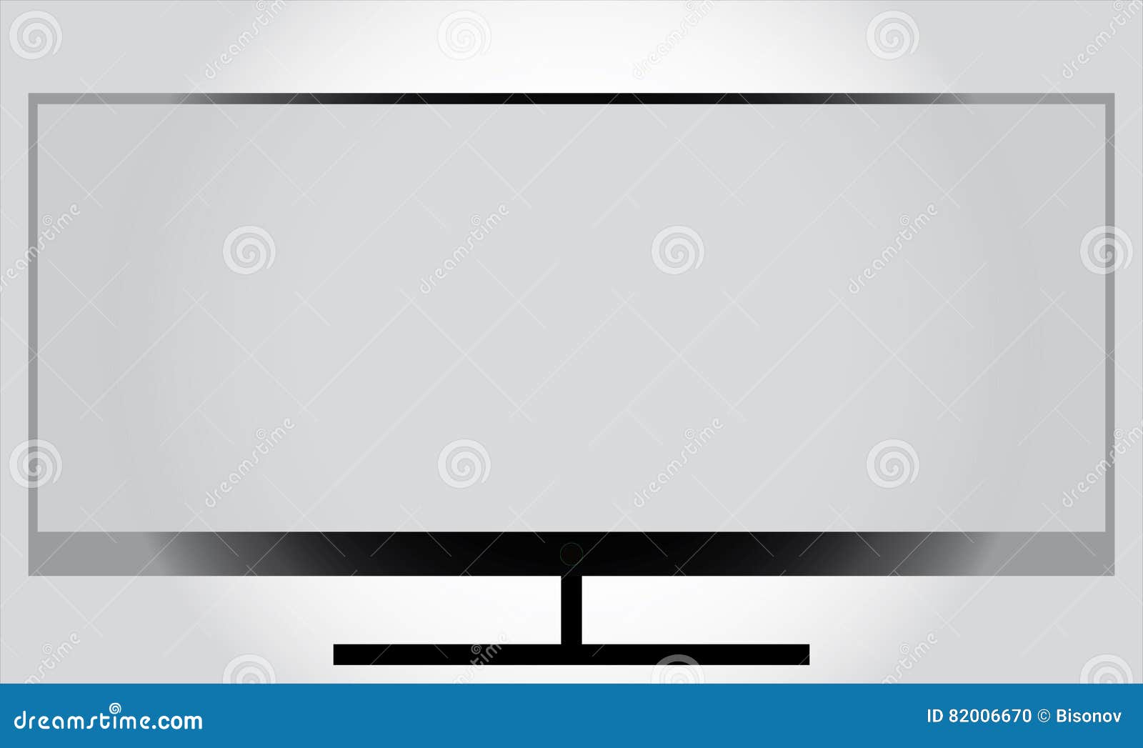 Plasma, LCD, Oled - Big Screen Panel Stock Illustration - Illustration ...