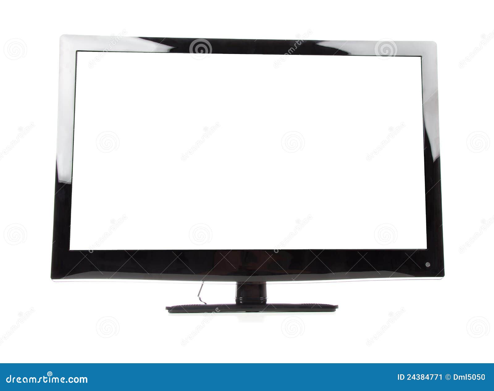 Plasma LED Tv Isolated on a White Background Stock Image - Image of ...