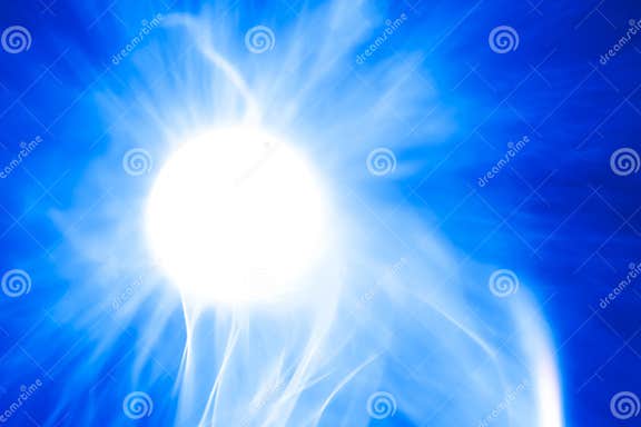 Plasma Light Ball on Black Background Stock Image - Image of illuminate ...