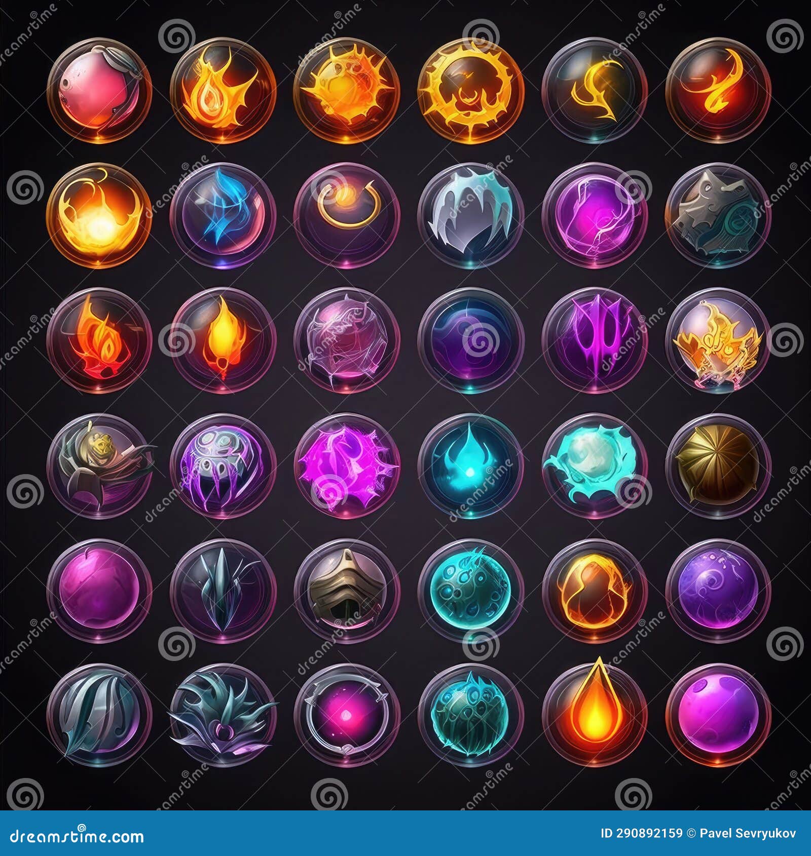 Plasma Magic Sphere Game Ai Generated Stock Image - Image of game ...