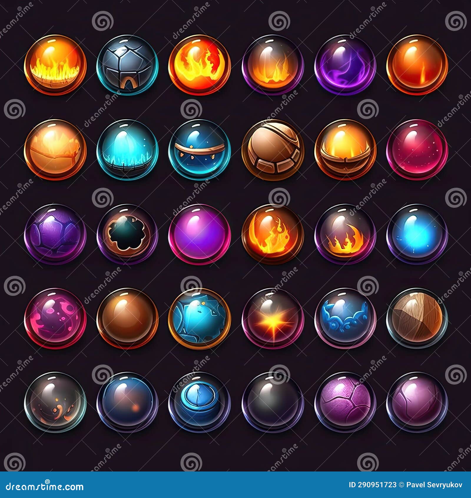 Plasma Magic Sphere Game Ai Generated Stock Illustration - Illustration ...