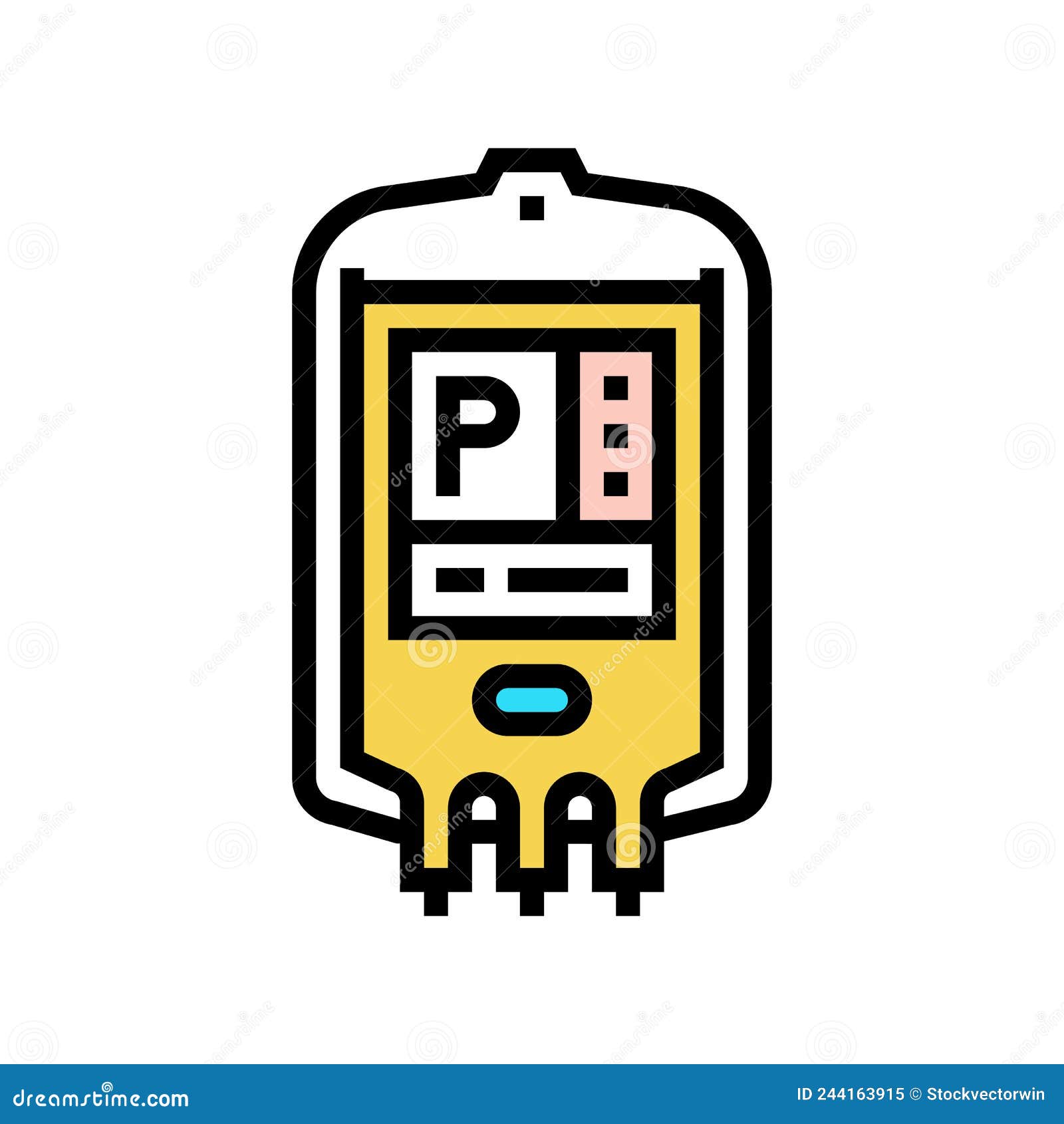 Plasma Packaging Color Icon Vector Illustration Stock Vector ...