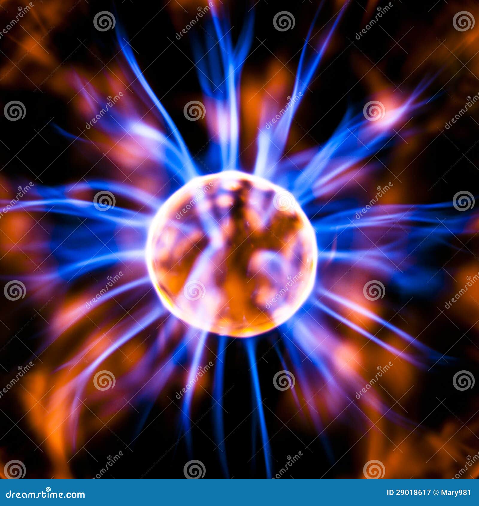 Plasma Static Electricity stock image. Image of voltage - 29018617