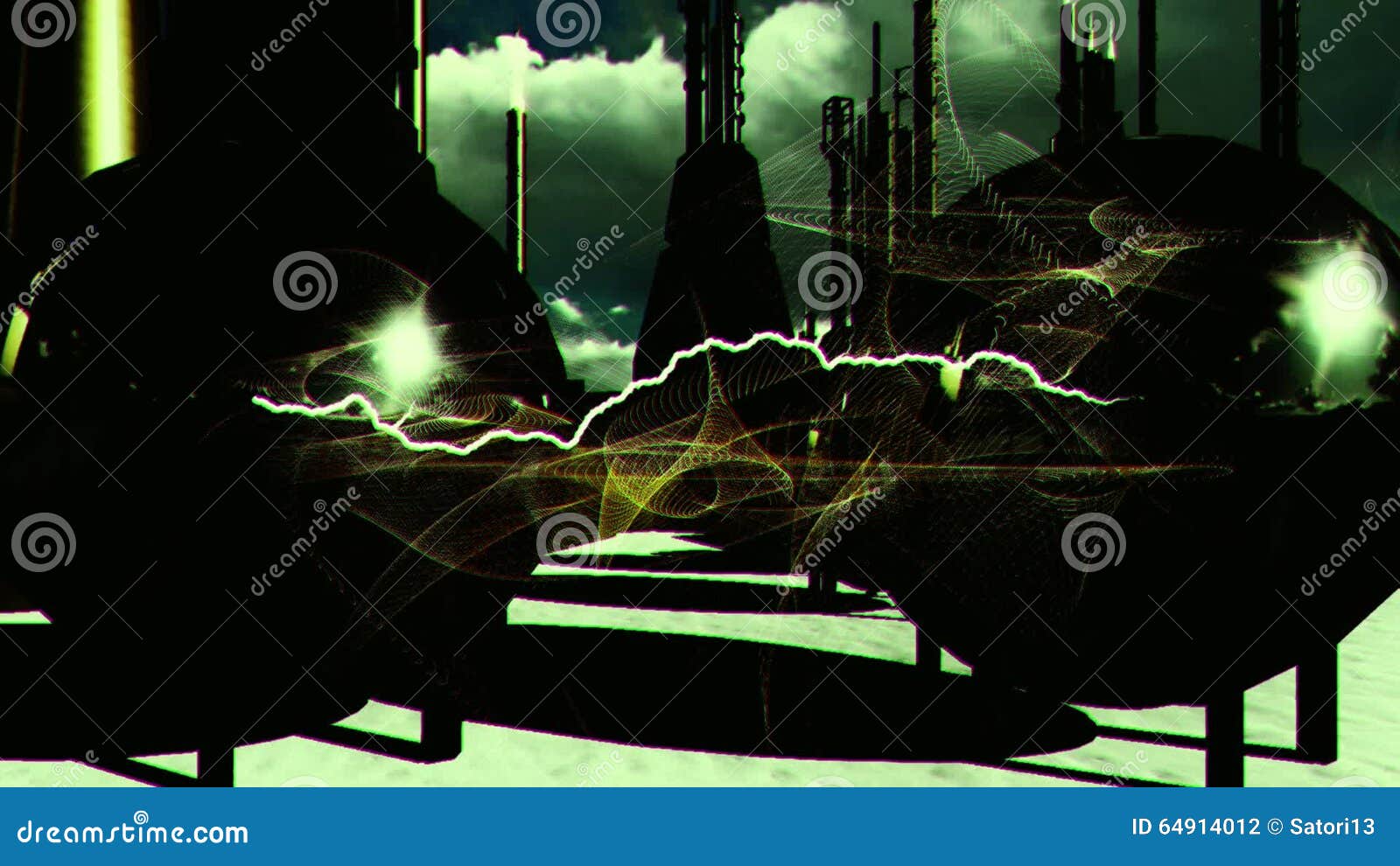 Plasma Static Electricity on a Tesla Spheres Stock Footage - Video of ...