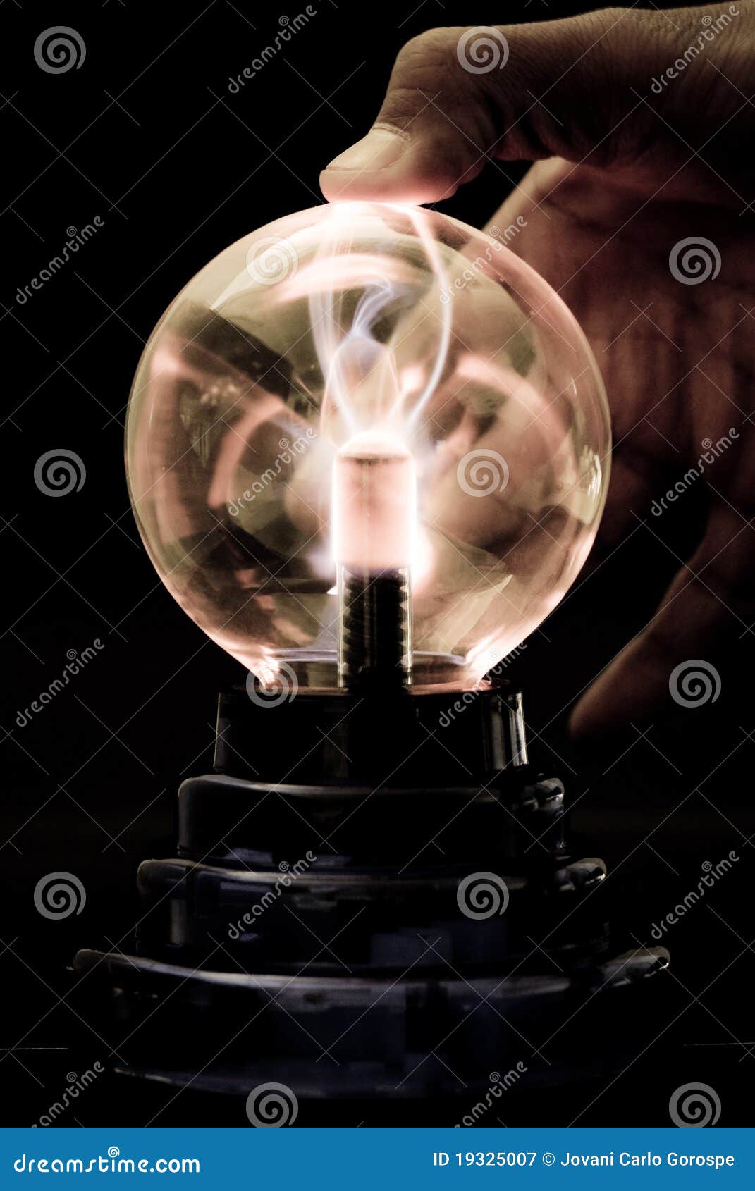 Plasma Tesla Orb stock image. Image of advancement, energy - 19325007