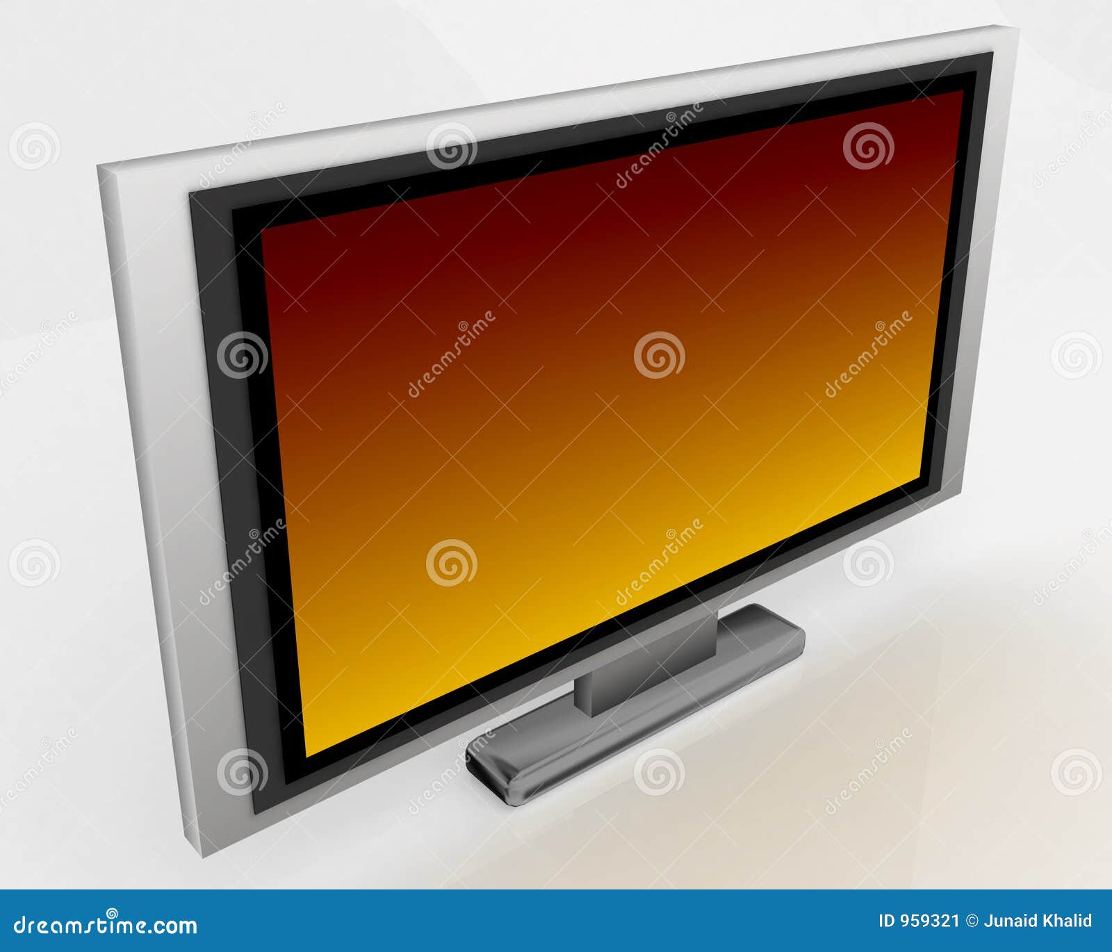 Plasma Tv 003 stock illustration. Illustration of rendered - 959321