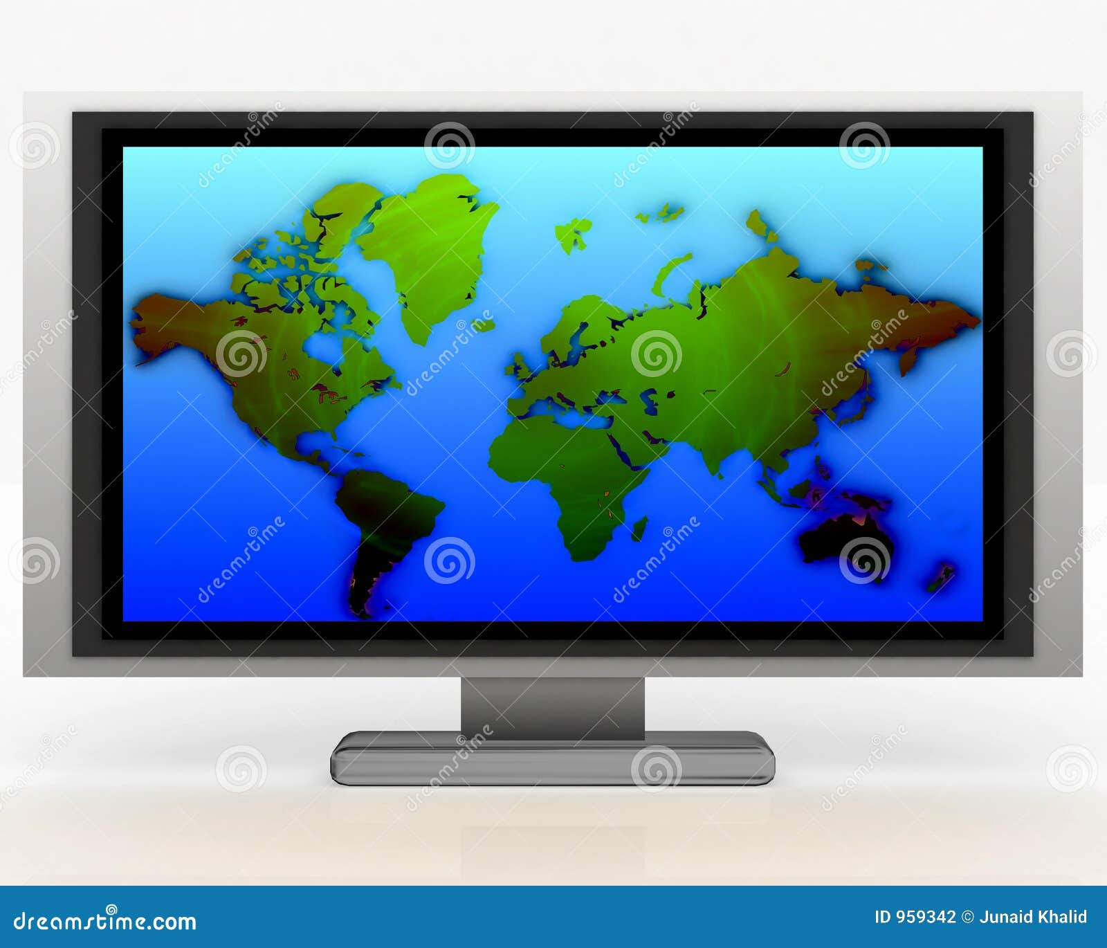 Plasma Tv 008 stock illustration. Illustration of television - 959342