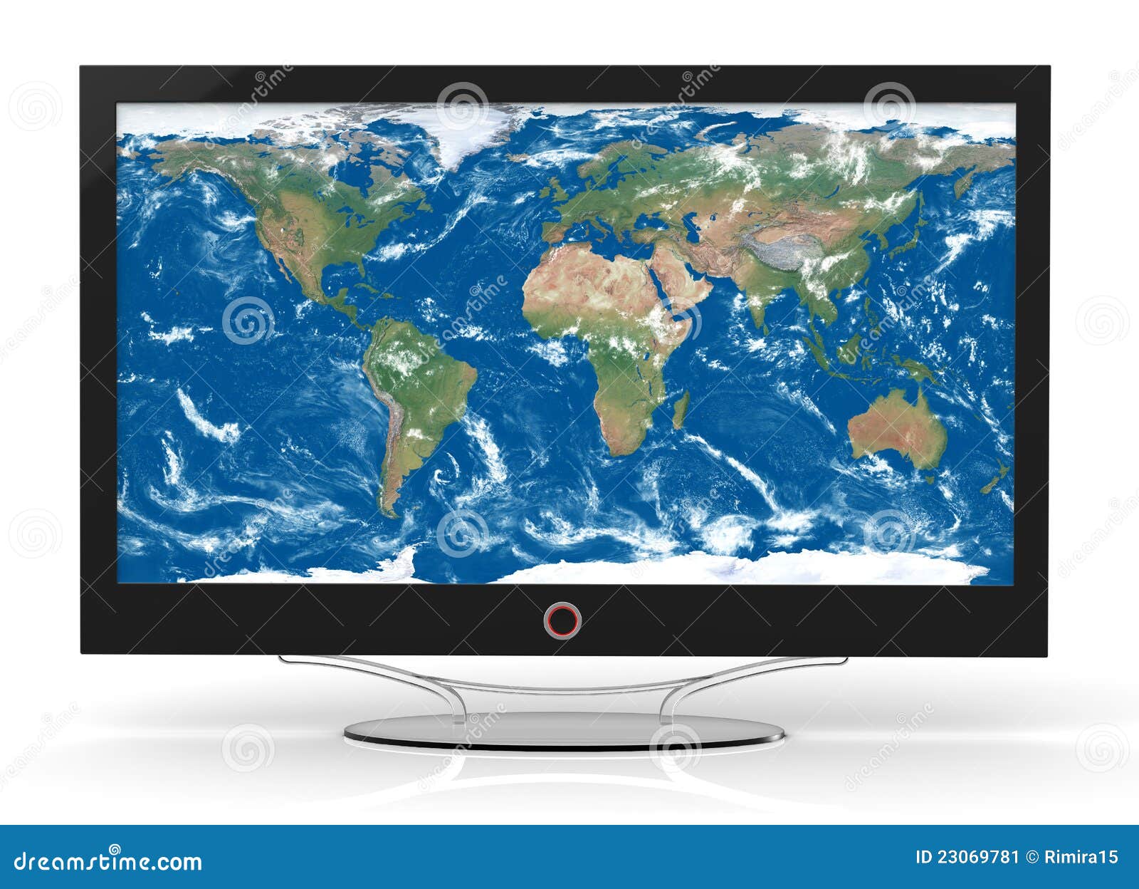 Plasma TV stock illustration. Illustration of computer - 23069781