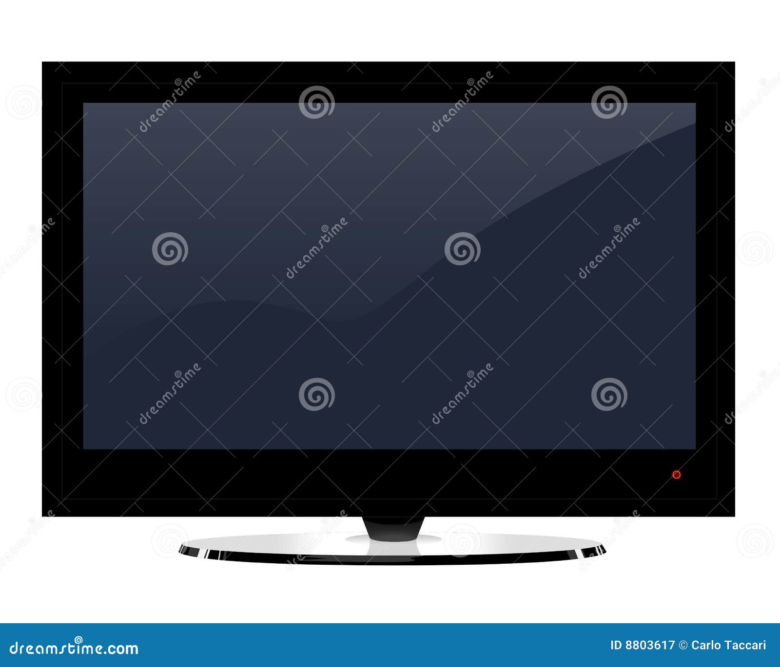 Plasma TV stock de ilustración. Ilustración de teatro - 8803617