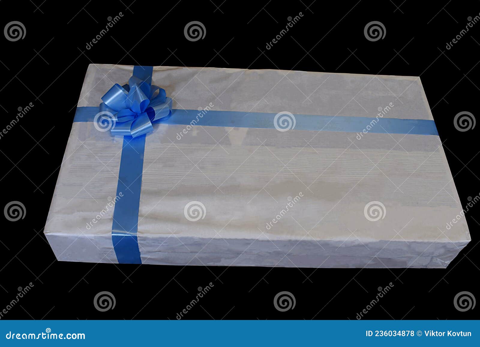 Plasma TV Box is Festively Packed Stock Photo - Image of cardboard ...