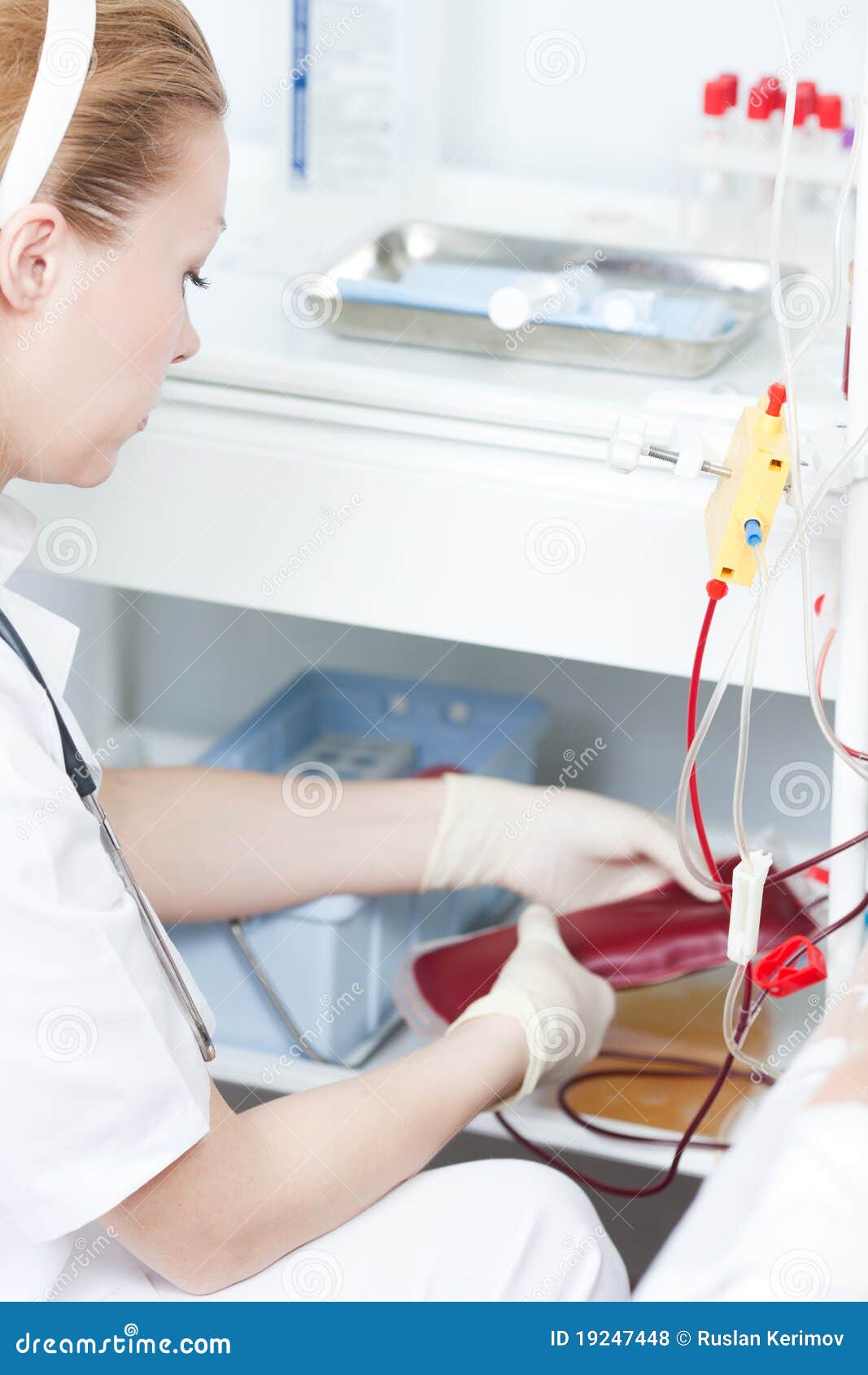 Plasmapheresis stock photo. Image of flow, assistance - 19247448