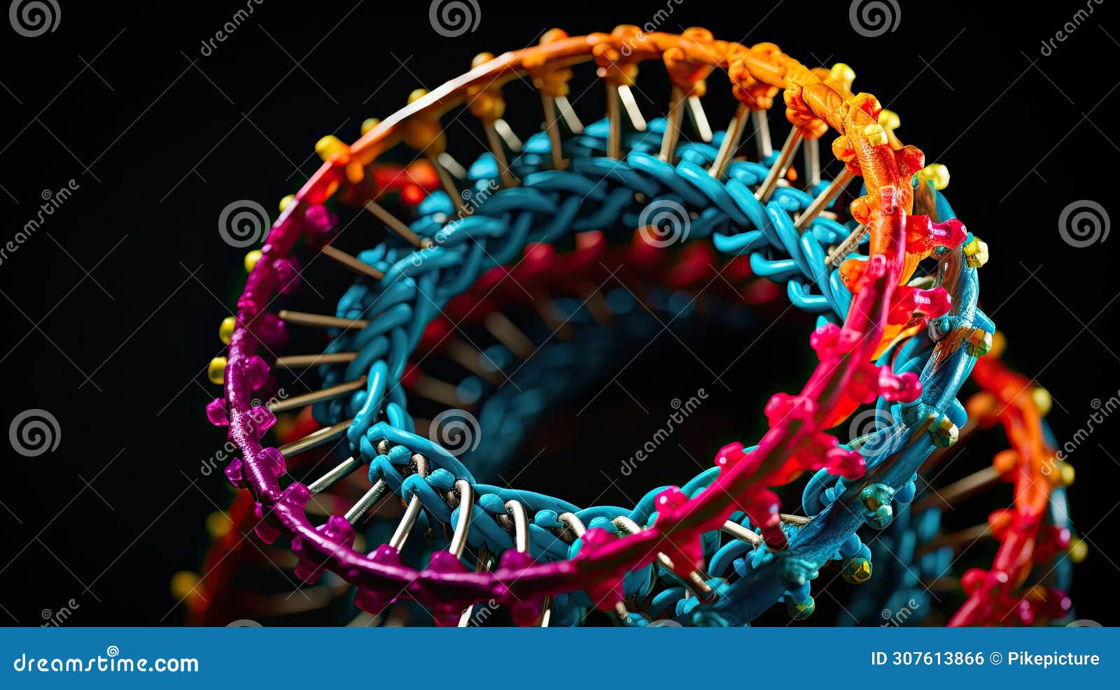 Plasmid Circular DNA And Escherichia Coli Bacteria Stock Photo ...