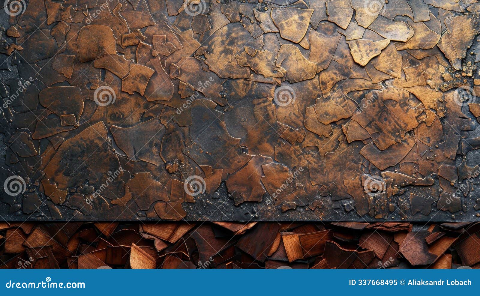 Plaster with a Bronze Tint. Aged Bronze Texture of Decorative Plaster ...