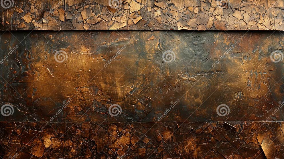 Plaster with a Bronze Tint. Aged Bronze Texture of Decorative Plaster ...