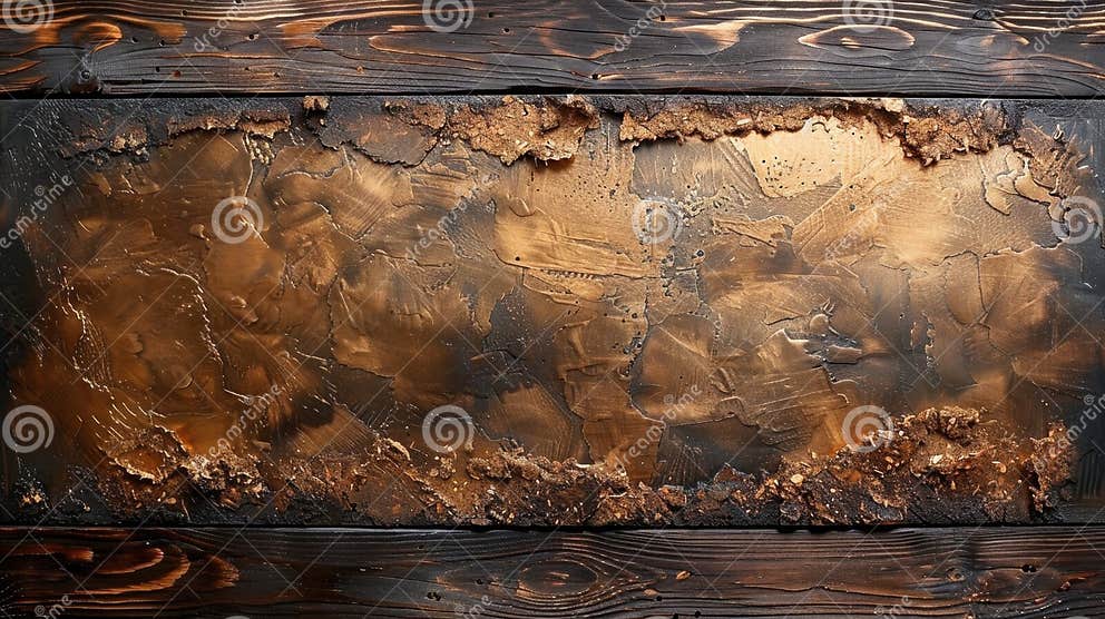 Plaster with a Bronze Tint. Aged Bronze Texture of Decorative Plaster ...