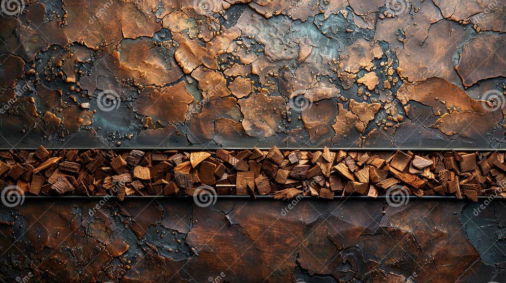 Plaster with a Bronze Tint. Aged Bronze Texture of Decorative Plaster ...