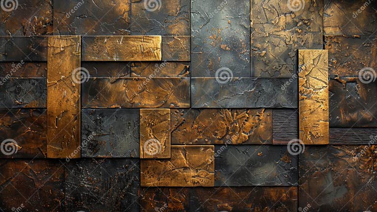 Plaster with a Bronze Tint. Aged Bronze Texture of Decorative Plaster ...