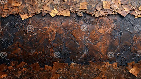 Plaster with a Bronze Tint. Aged Bronze Texture of Decorative Plaster ...